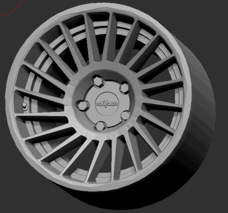 Rotiform IND-T Wheels Rims 3D Print Ready Model INDT 3D model 3D printable | CGTrader