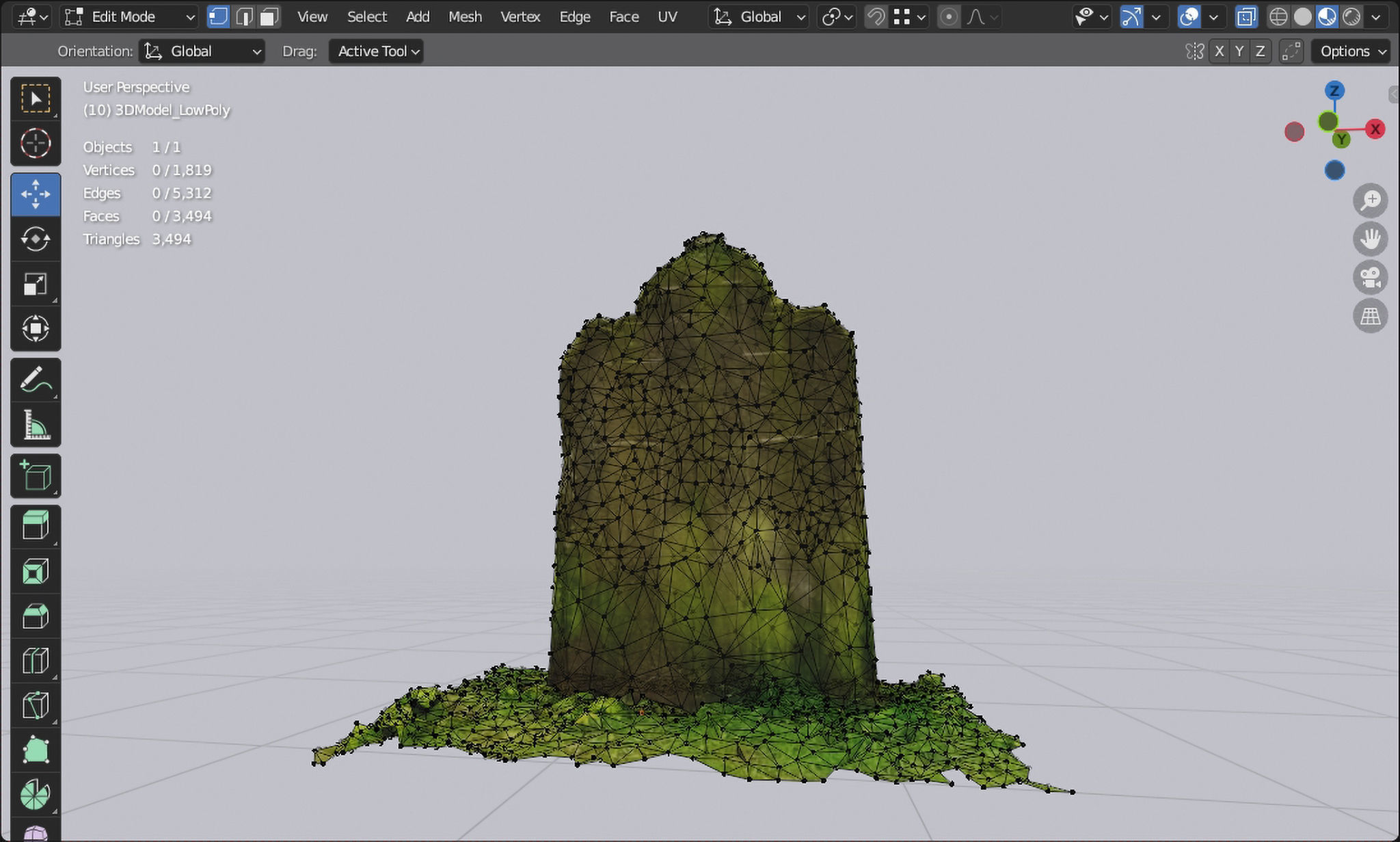 3D model Basic tombstone model VR / AR / low-poly | CGTrader