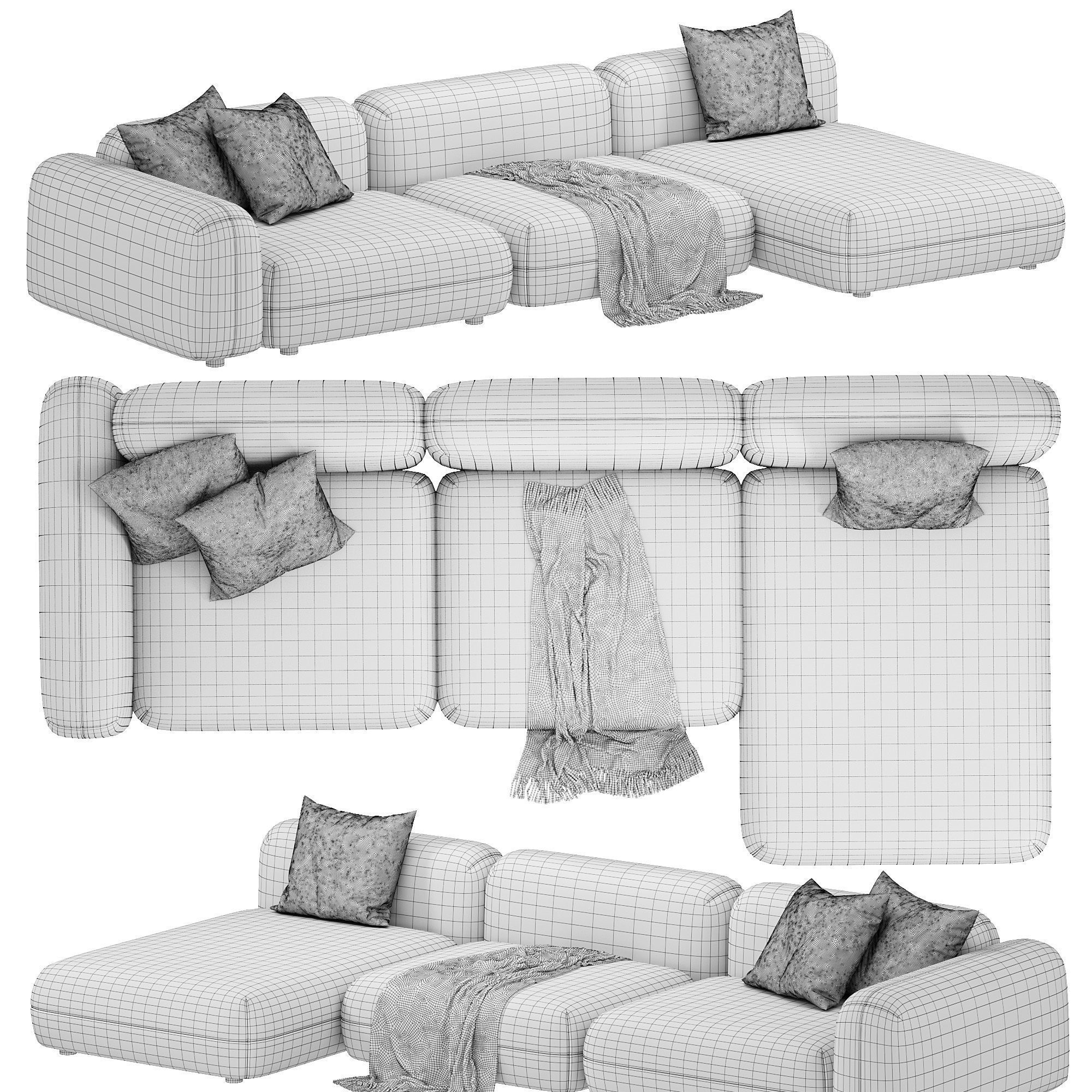 Tokio Sofa 1 3D model | CGTrader