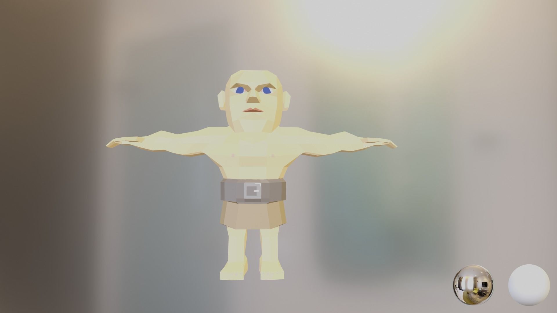 Basic Human Low Poly 3D model | CGTrader