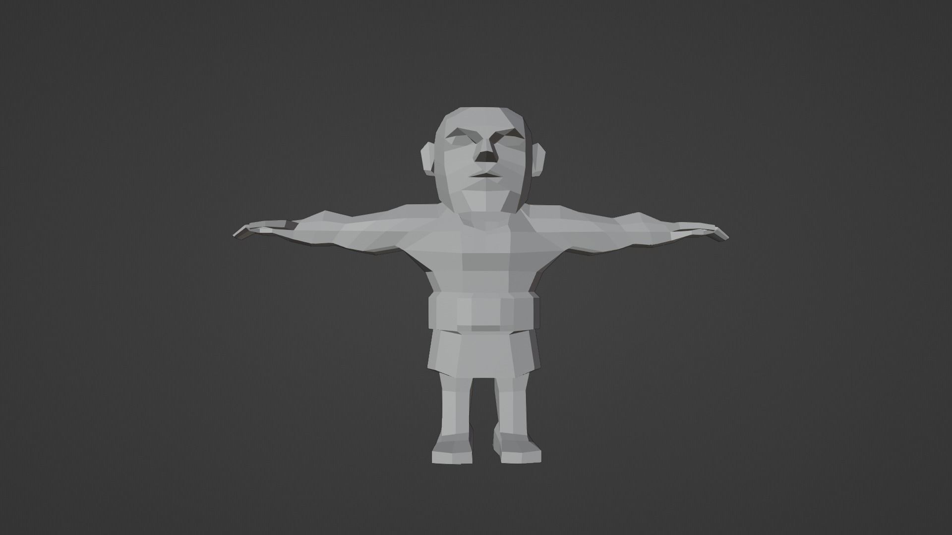 Basic Human Low Poly 3D model | CGTrader
