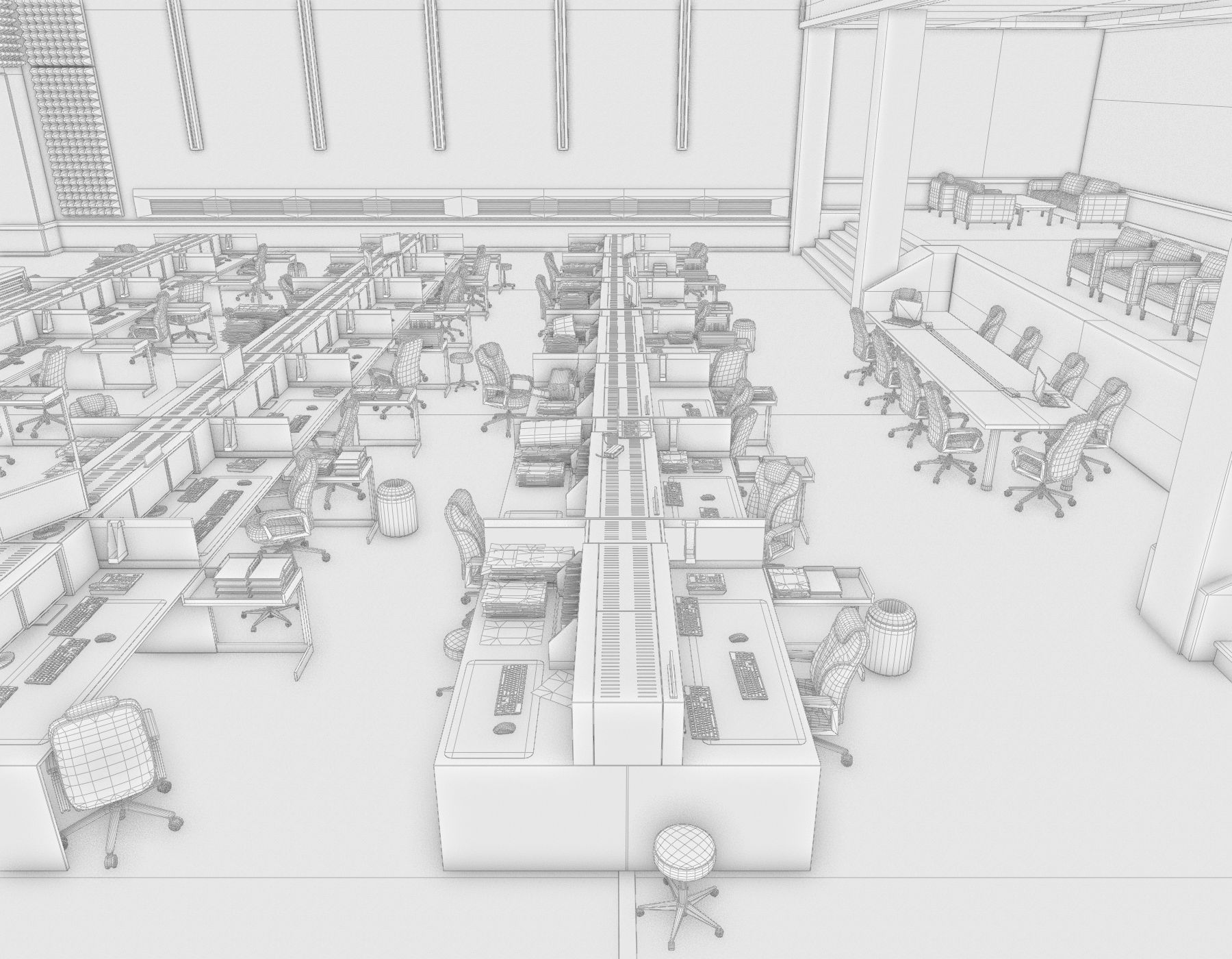 3D model Operations Control Center VR / AR / low-poly | CGTrader