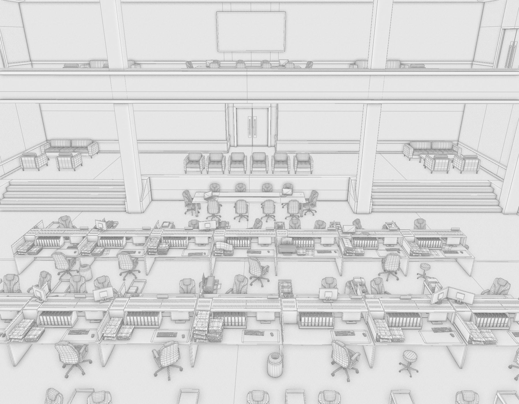 3D model Operations Control Center VR / AR / low-poly | CGTrader