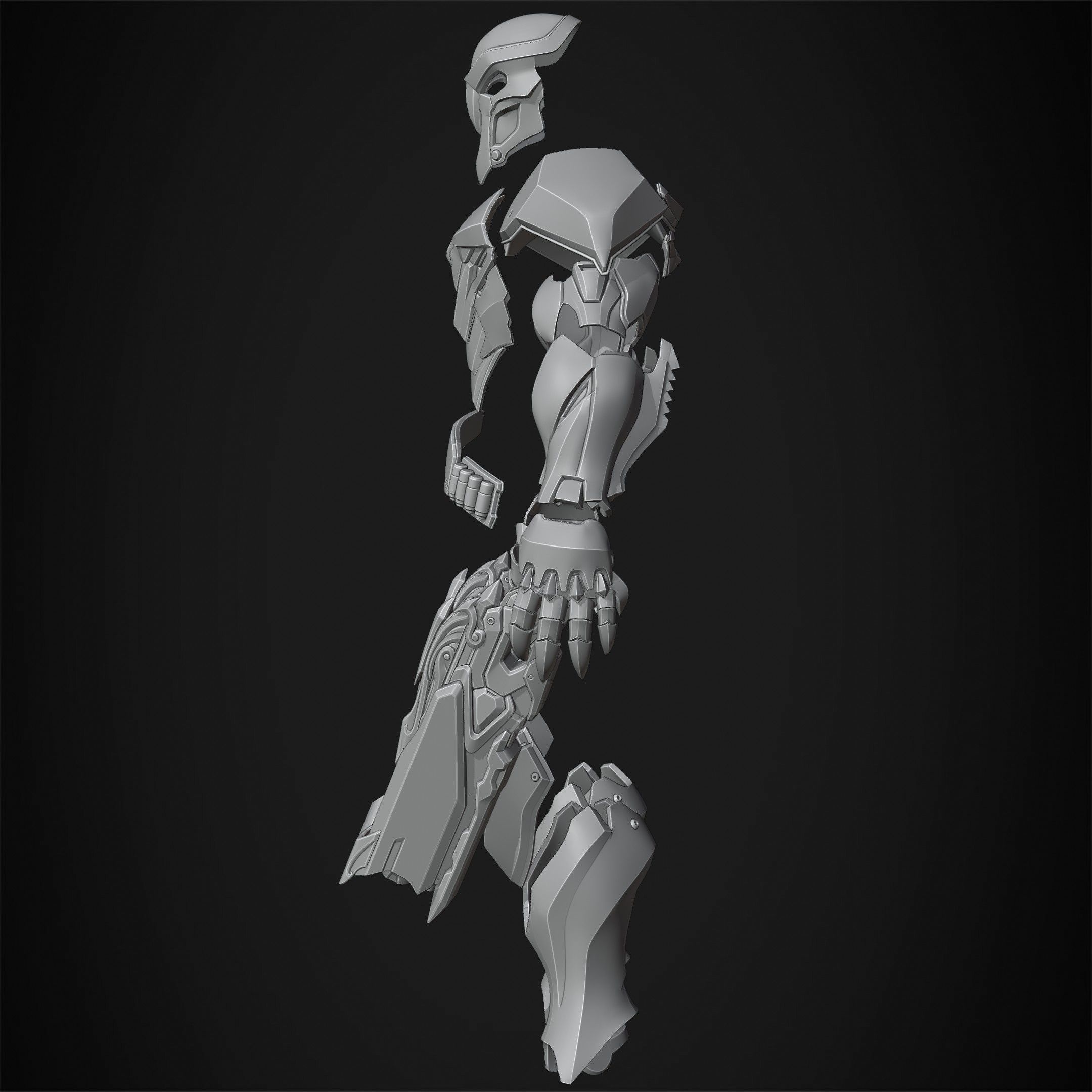 Overwatch 2 Reaper Full Armor and Gun for Cosplay 3D Model Collection ...