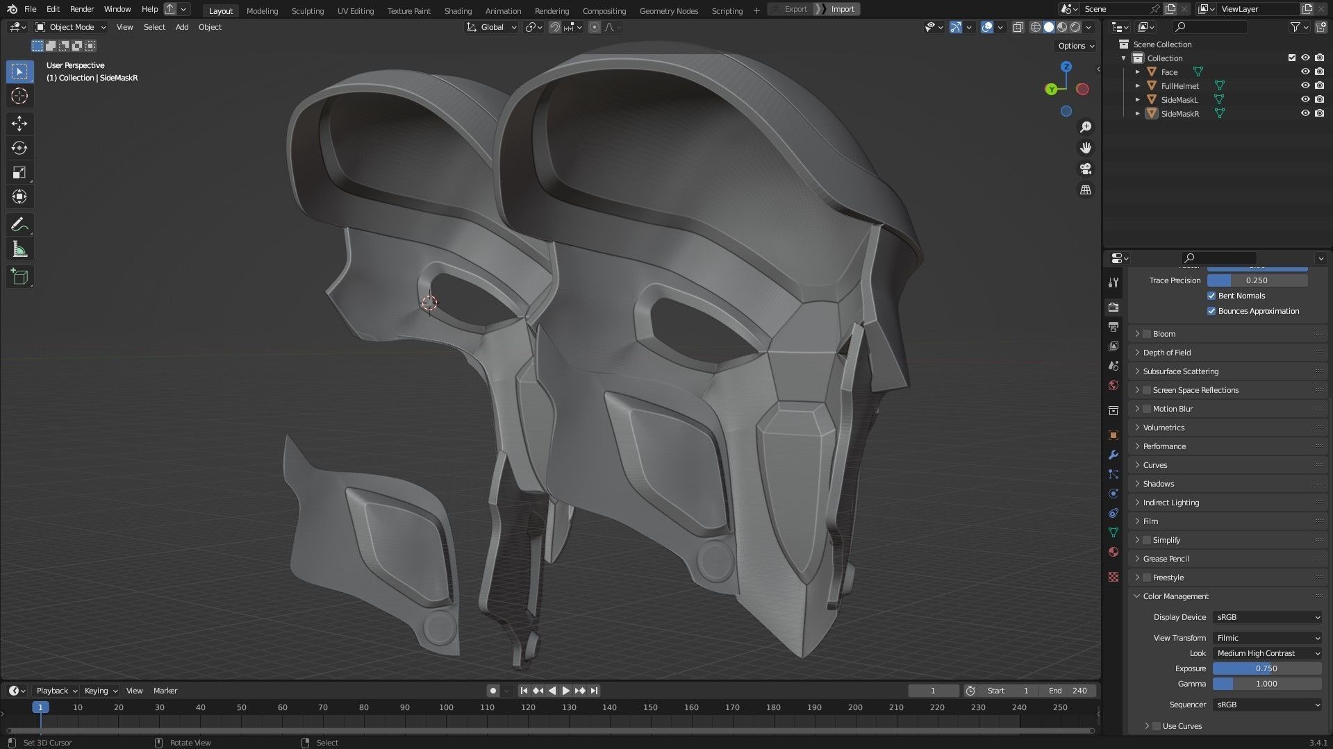 Overwatch 2 Reaper Full Armor and Gun for Cosplay 3D Model Collection ...