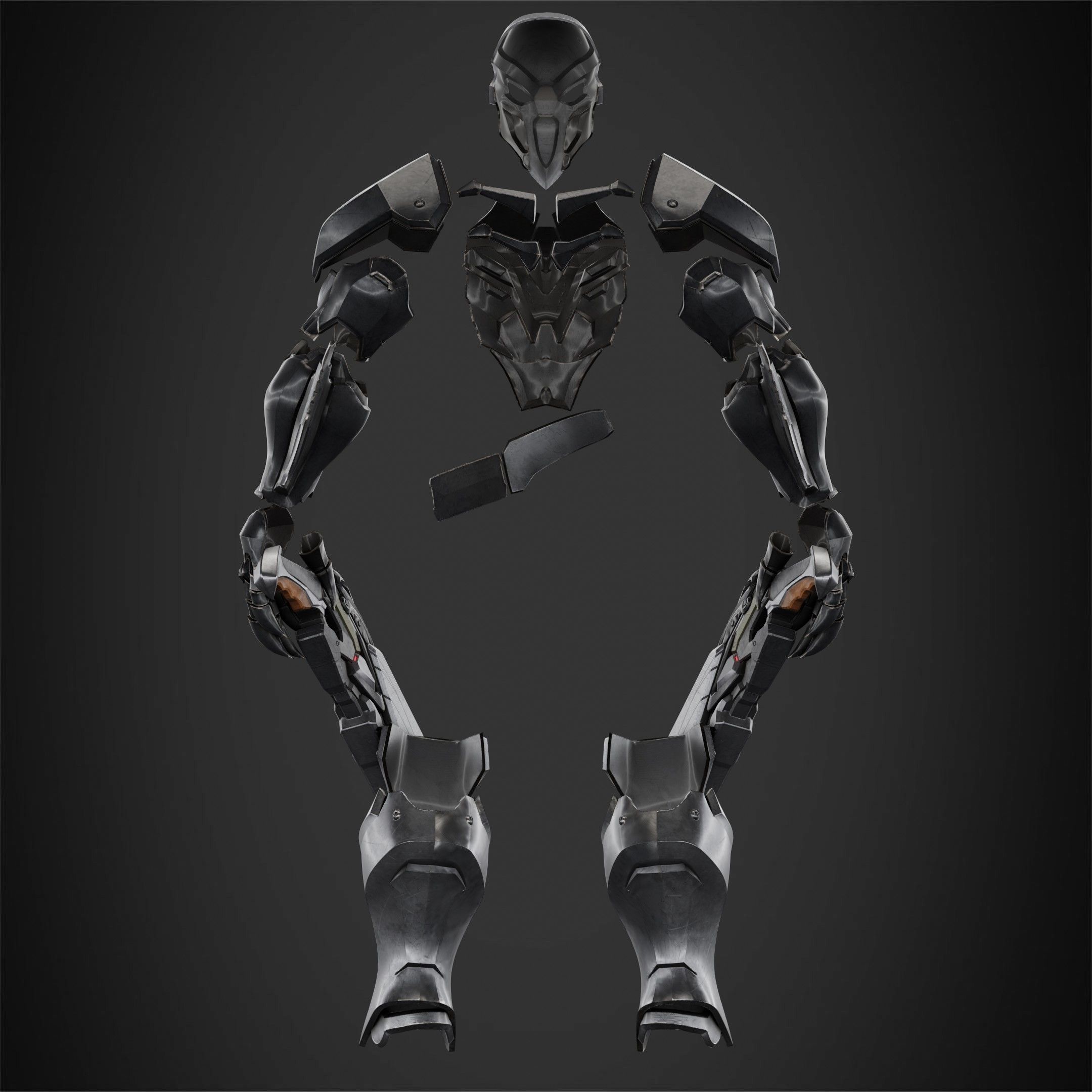 Overwatch 2 Reaper Full Armor and Gun for Cosplay 3D Model Collection ...