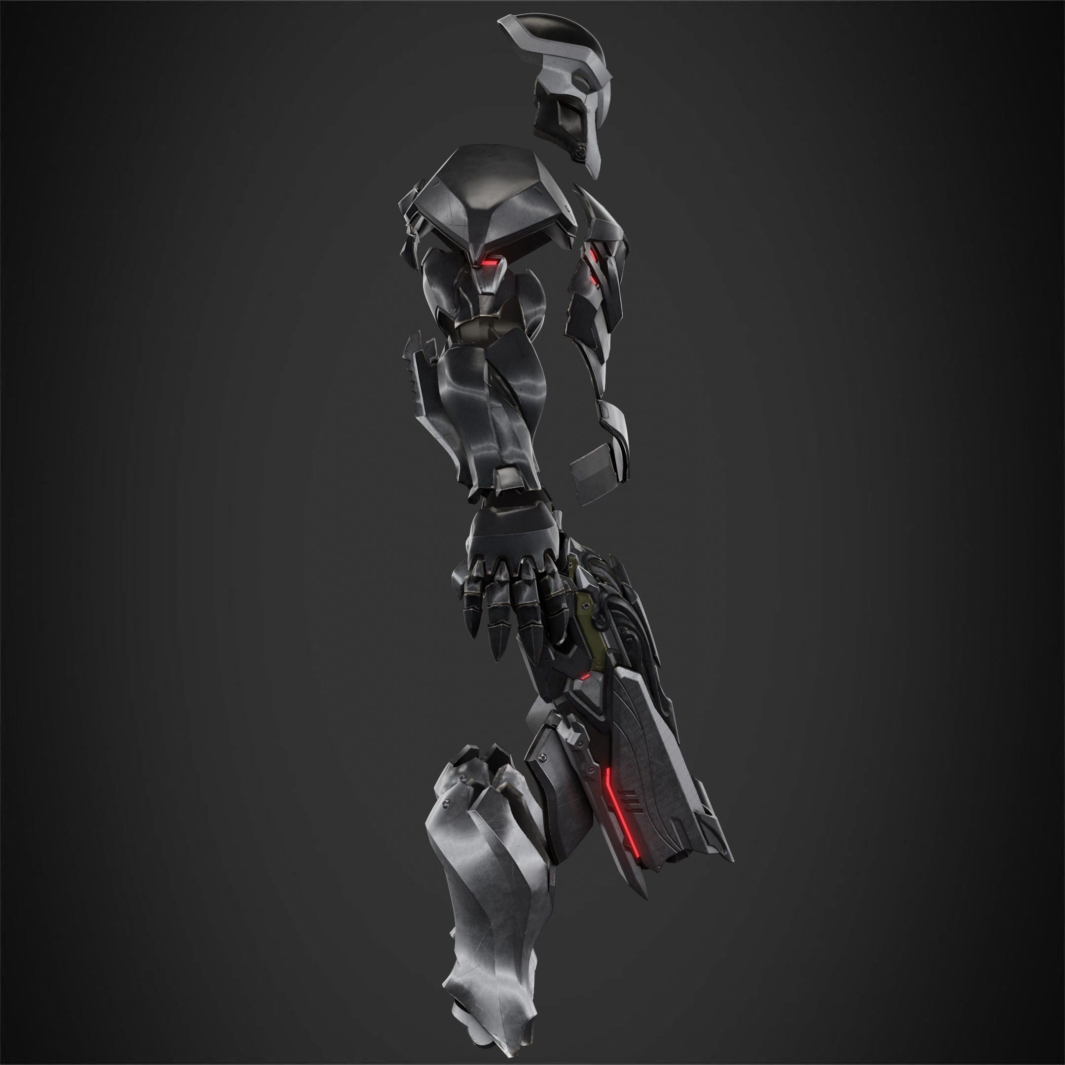 Overwatch 2 Reaper Full Armor and Gun for Cosplay 3D Model Collection ...