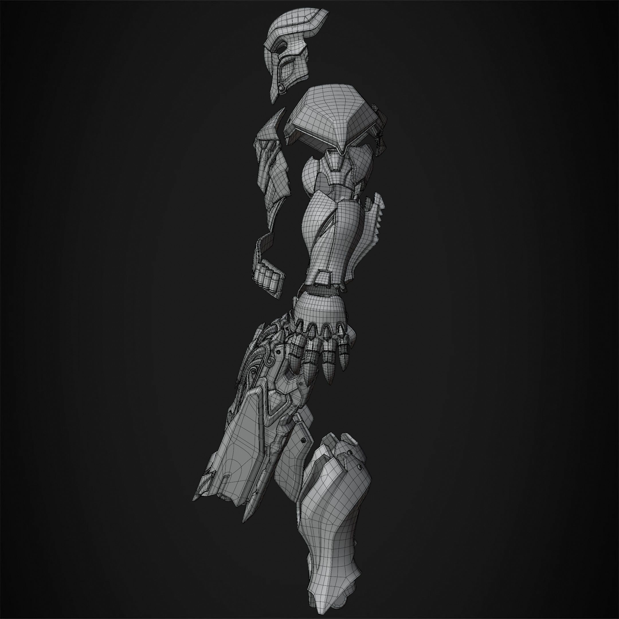 Overwatch 2 Reaper Full Armor and Gun for Cosplay 3D Model Collection ...