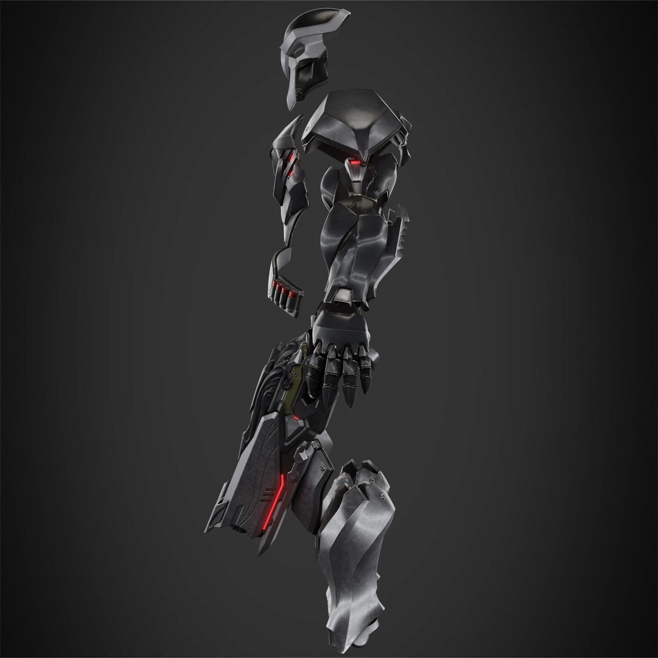 Overwatch 2 Reaper Full Armor and Gun for Cosplay 3D Model Collection ...