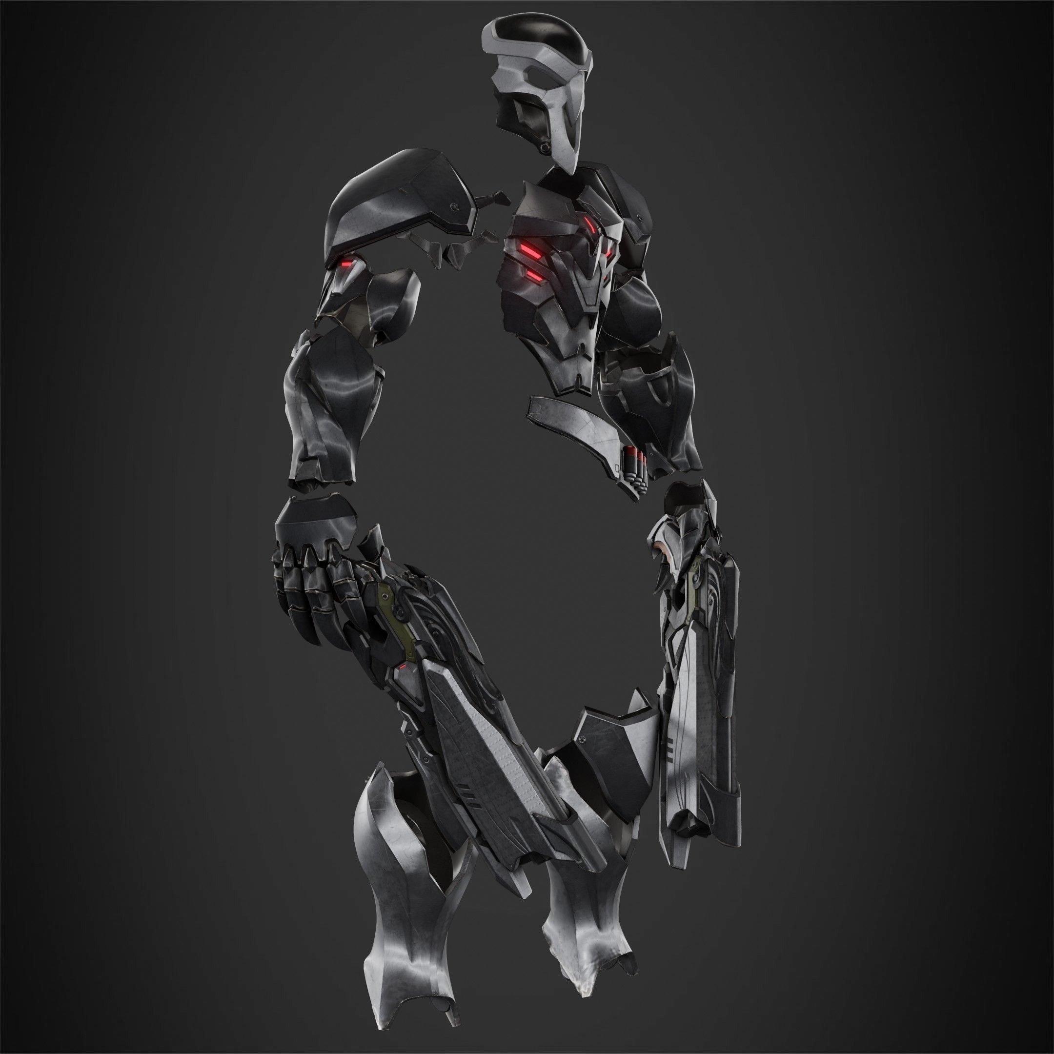 Overwatch 2 Reaper Full Armor and Gun for Cosplay 3D Model Collection ...