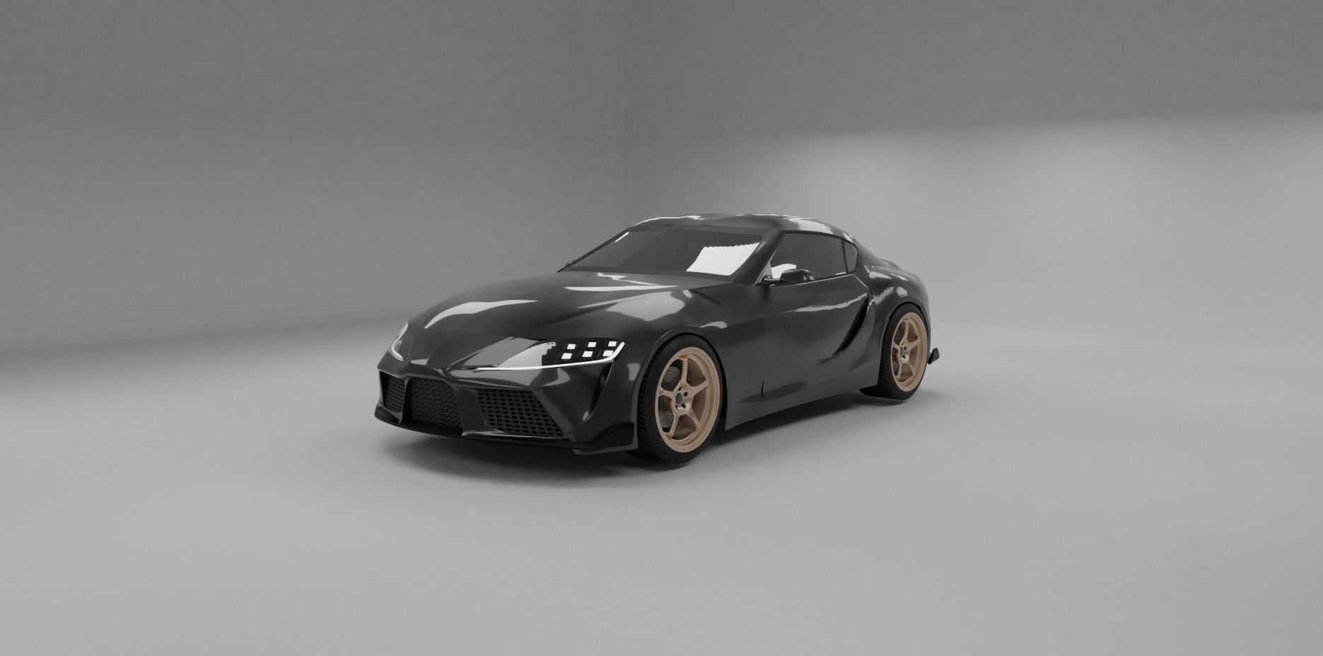 Toyota Supra A90 without interior 3D model | CGTrader