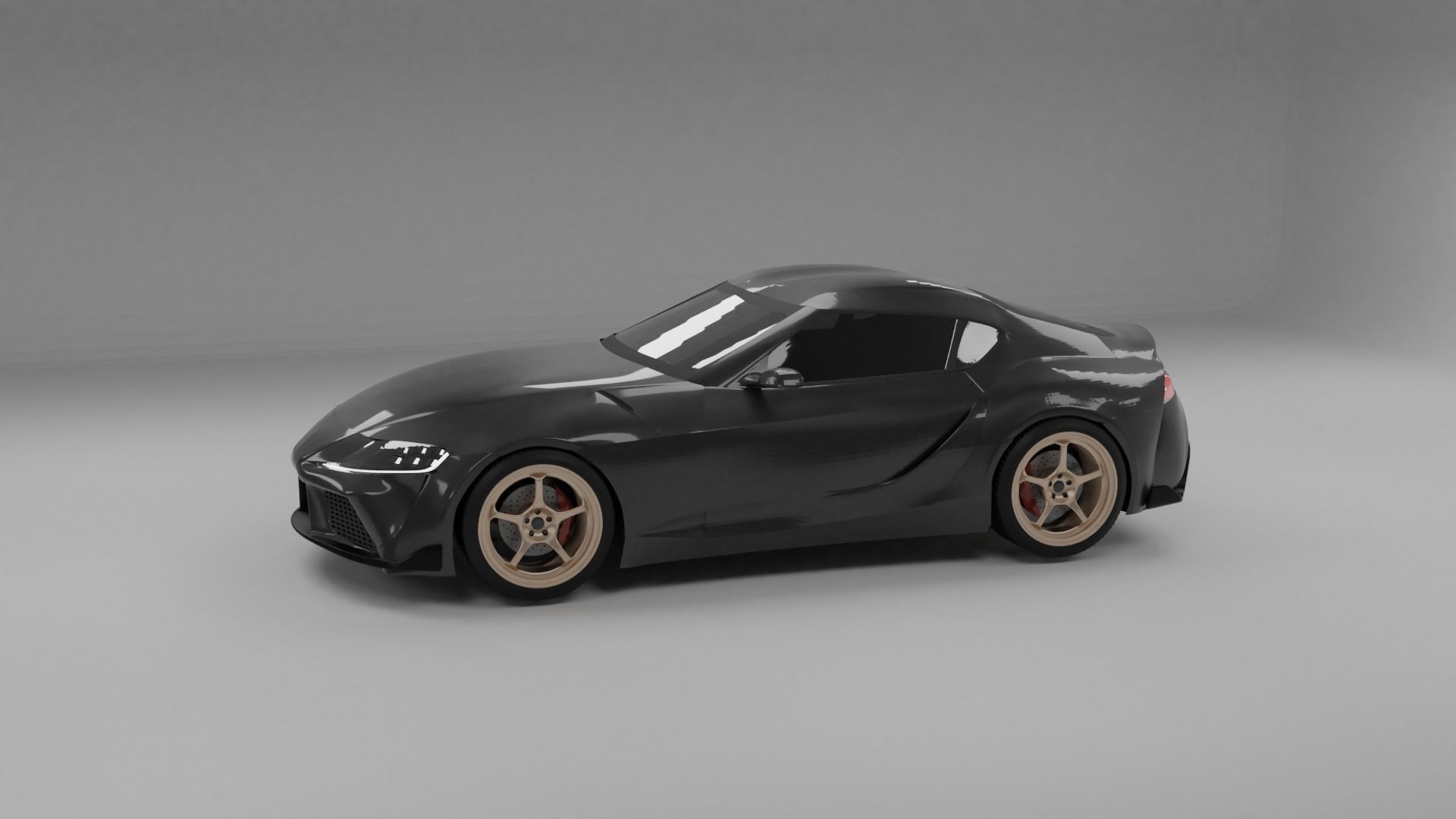 Toyota Supra A90 without interior 3D model | CGTrader