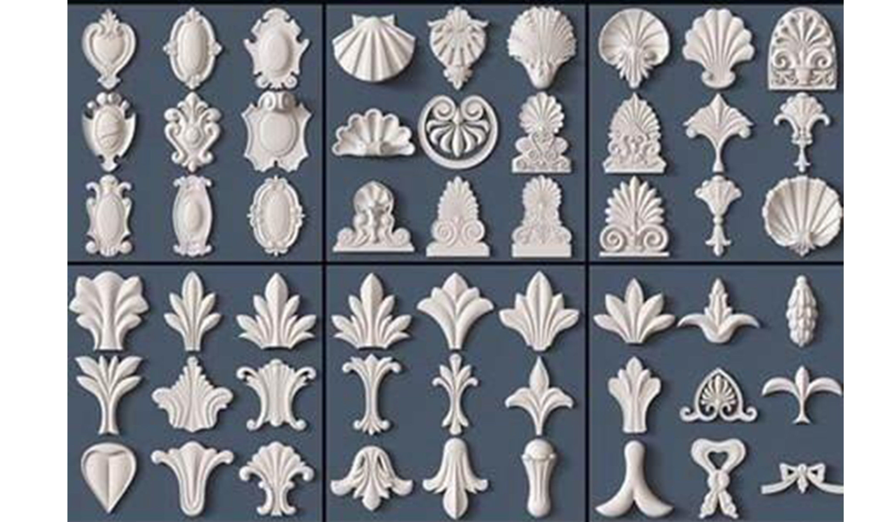 Classic Architectural Finish 3D model | CGTrader