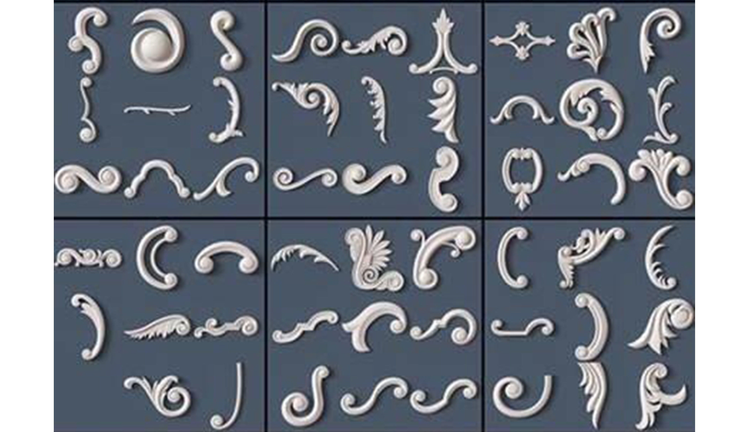 Classic Architectural Finish 3D model | CGTrader