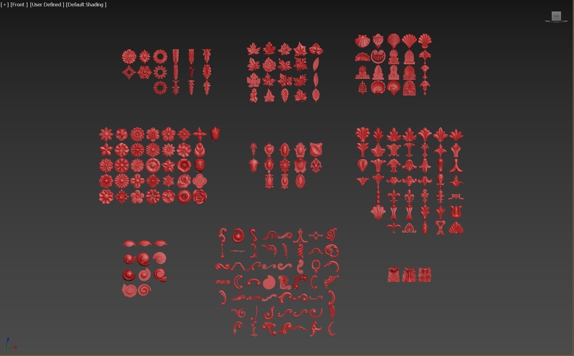 Classic Architectural Finish 3D model | CGTrader