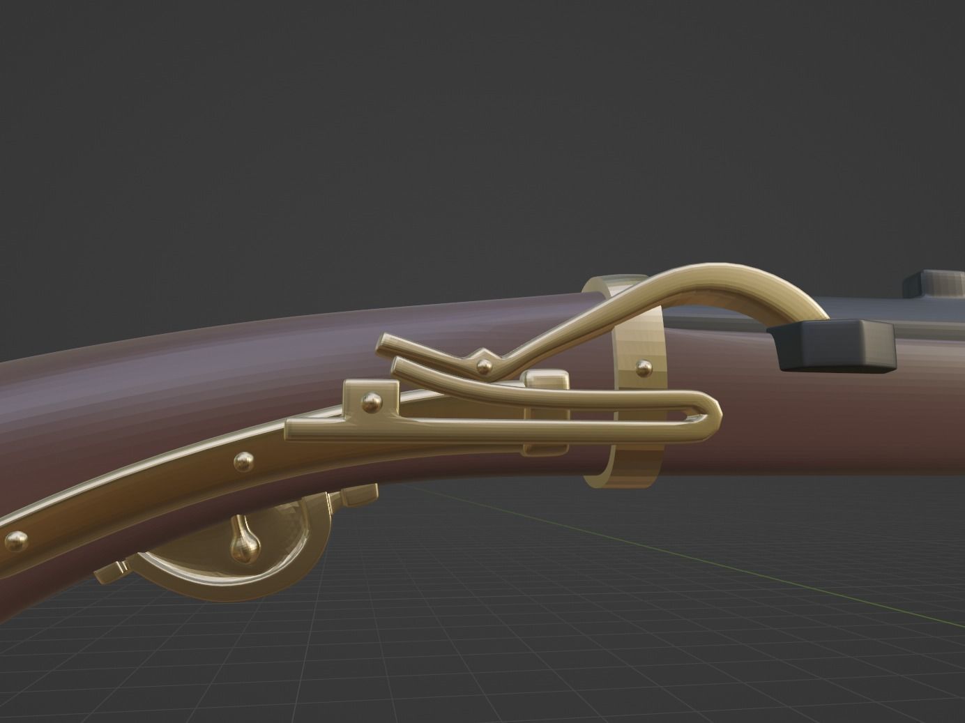 Hwaseungchong - Korean Matchlock Musket free 3D model 3D printable ...