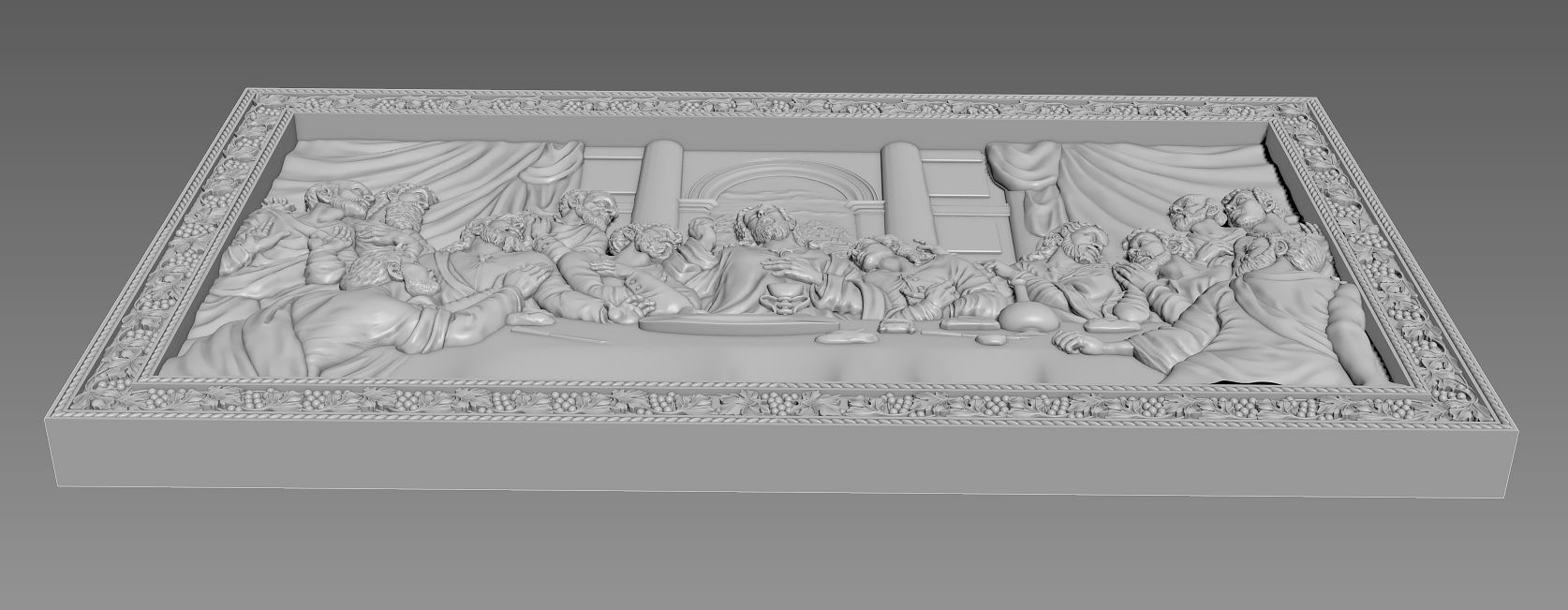 The Last Supper 3D model for CNC 3D model | CGTrader