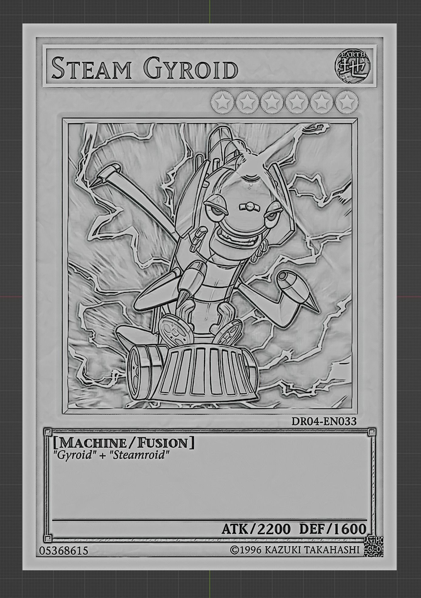 steam gyroid - yugioh 3D model 3D printable | CGTrader