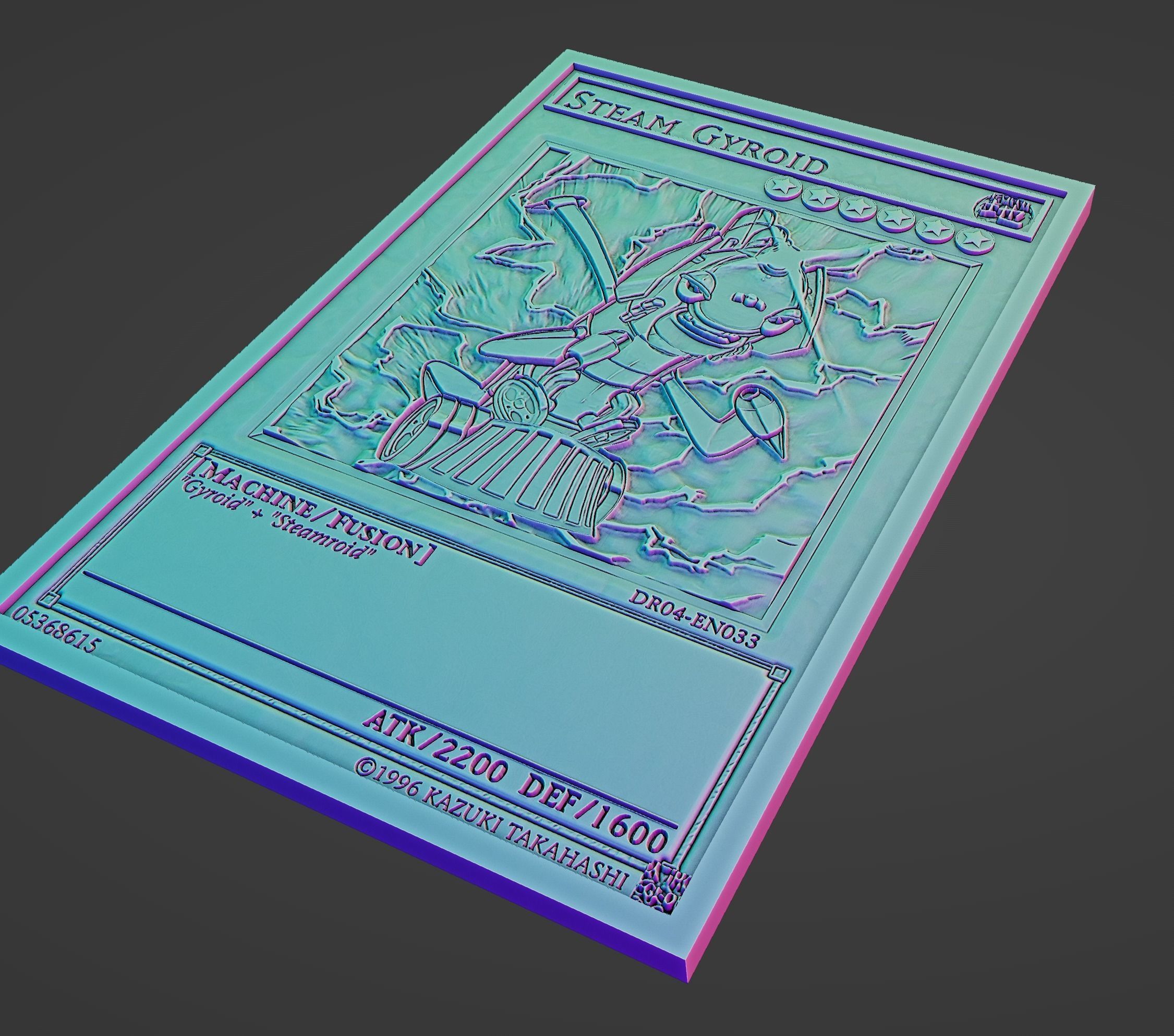 steam gyroid - yugioh 3D model 3D printable | CGTrader