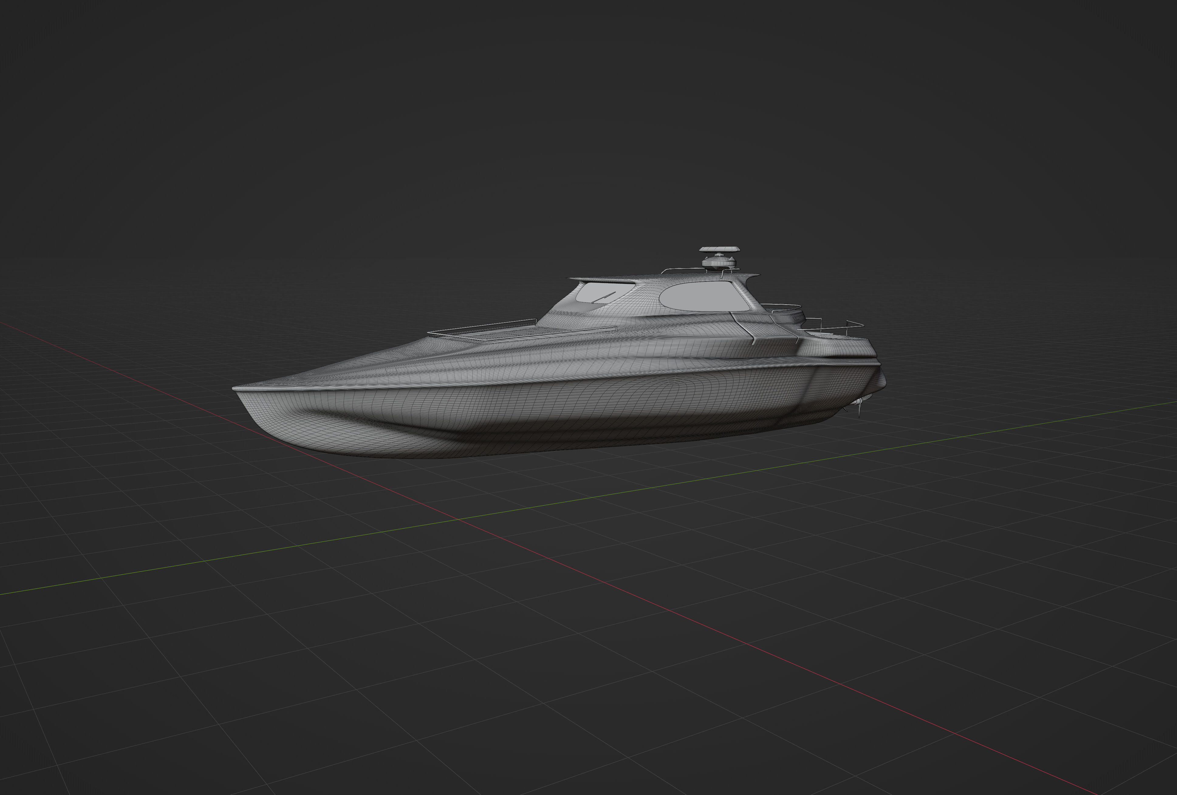 Recreational Boat-Interior and Exterior-High detailed 3D model | CGTrader