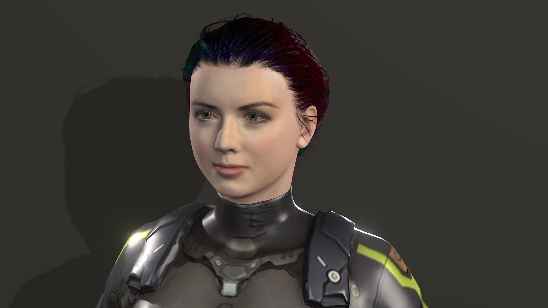 3D model Ana de Armas VR / AR / low-poly | CGTrader