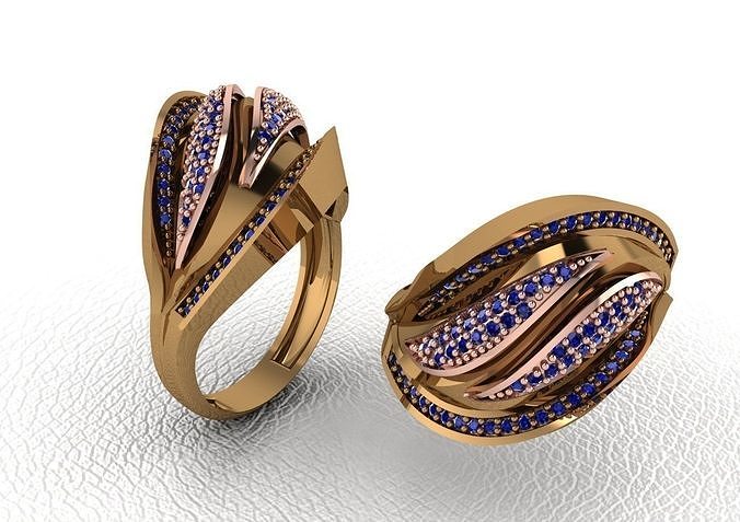 jewelry ring 3D model 3D printable | CGTrader