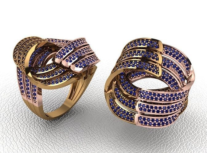 jewelry ring 3D model 3D printable | CGTrader