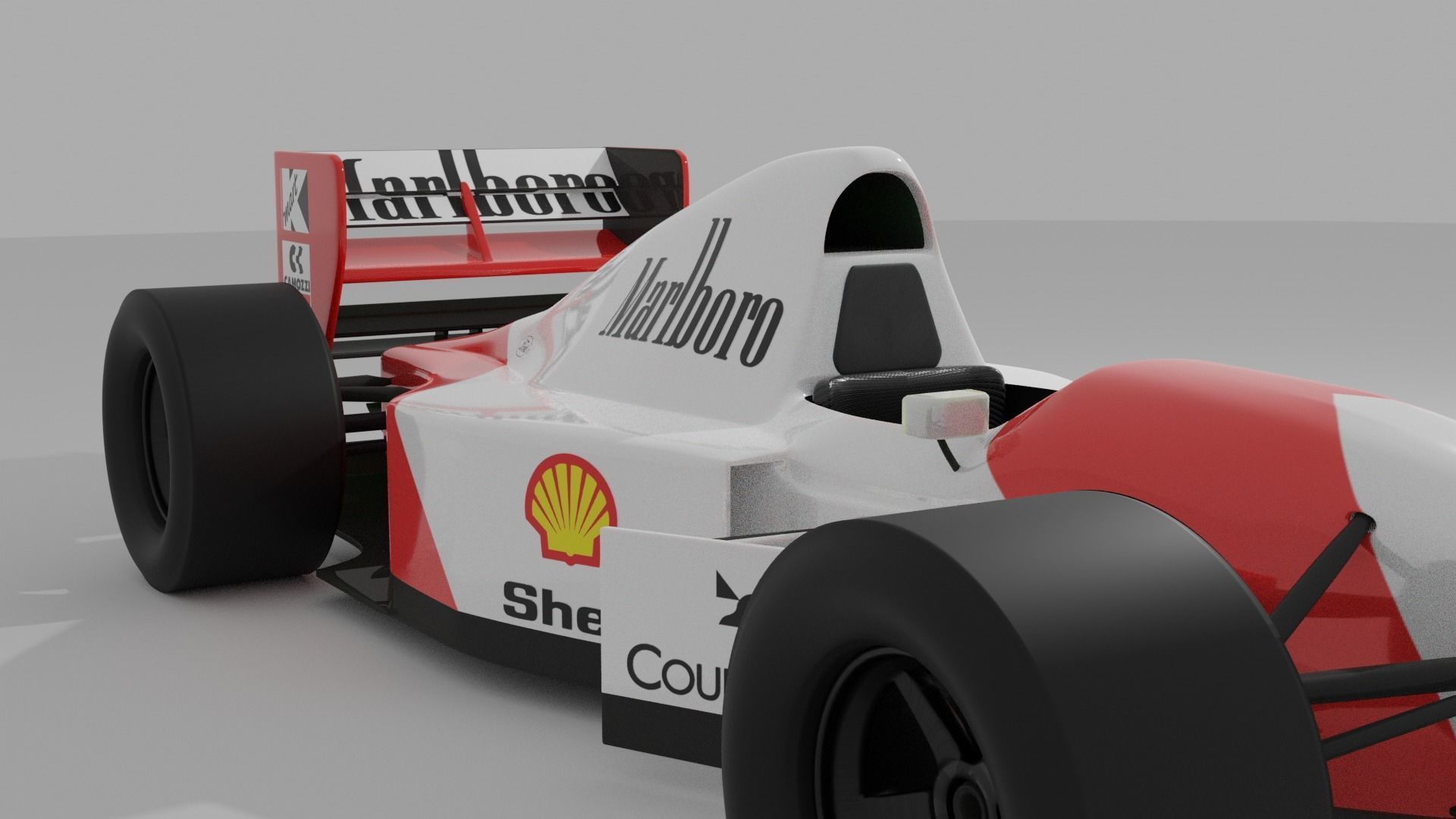 McLaren MP4 A8 3D model | CGTrader