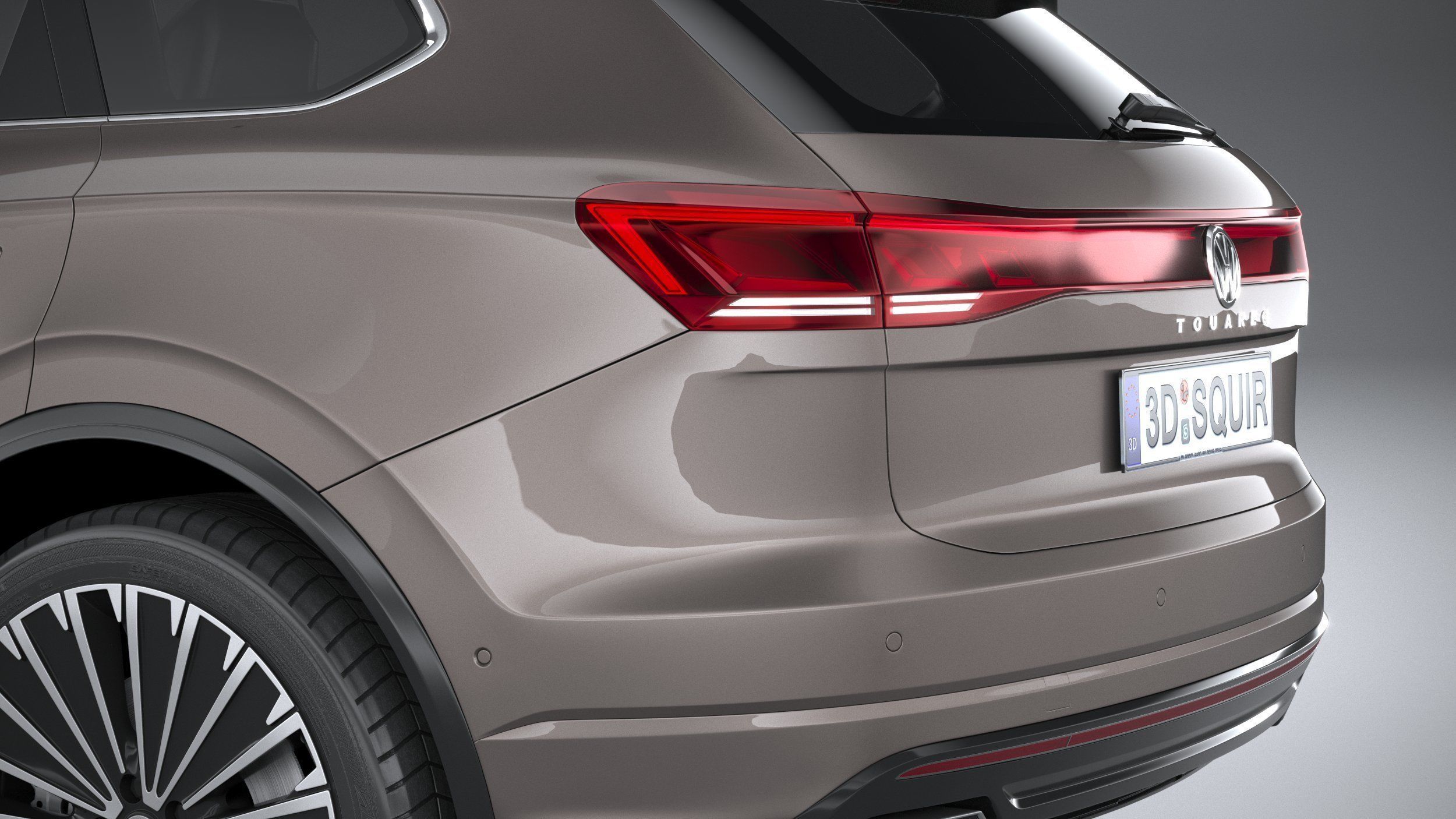 Volkswagen Touareg Regular 2024 3D model | CGTrader