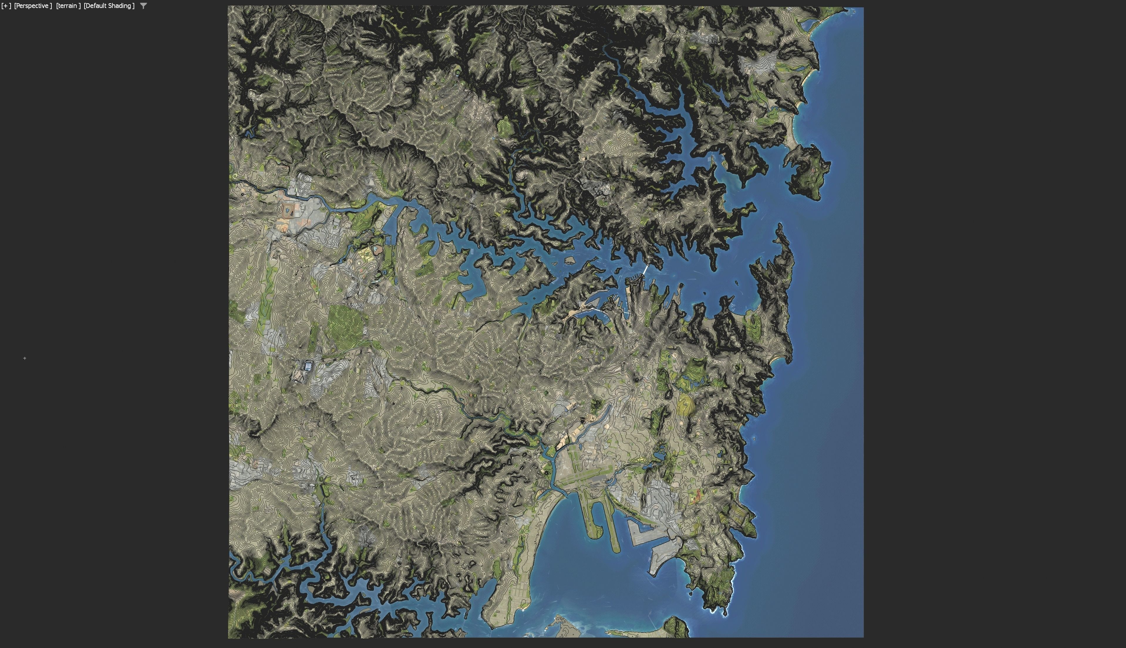 3D model Sydney - 3D Terrain Model VR / AR / low-poly | CGTrader
