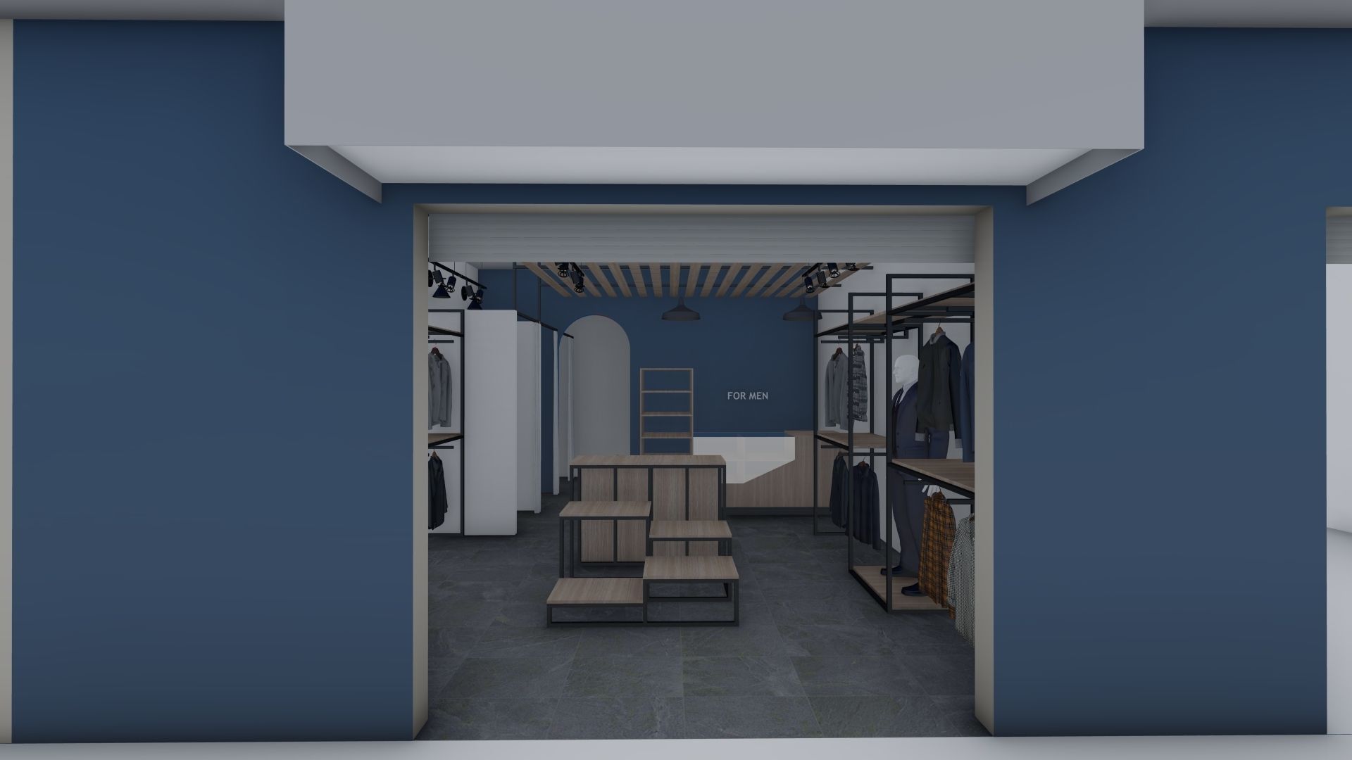MENS STORE 3D model | CGTrader