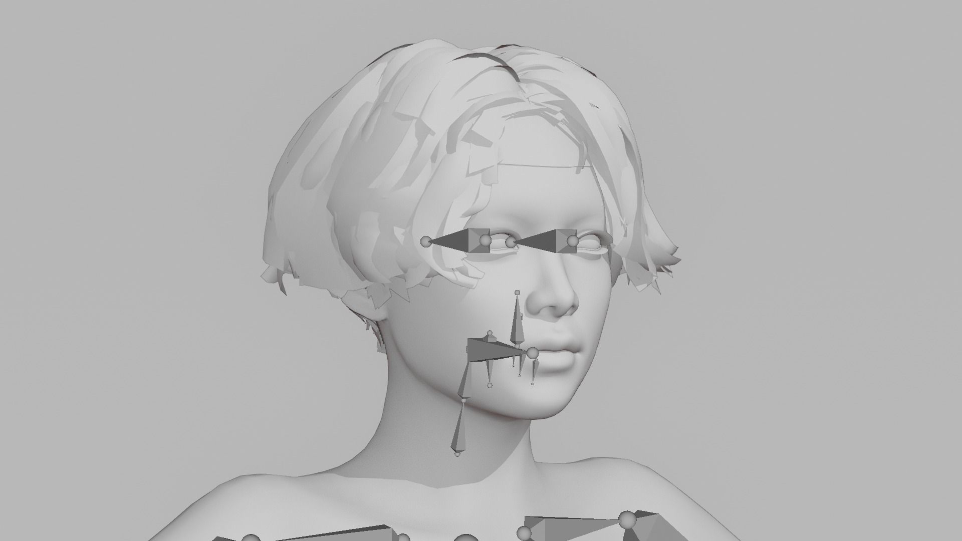 Realistic Female - Sandy 3D model rigged | CGTrader