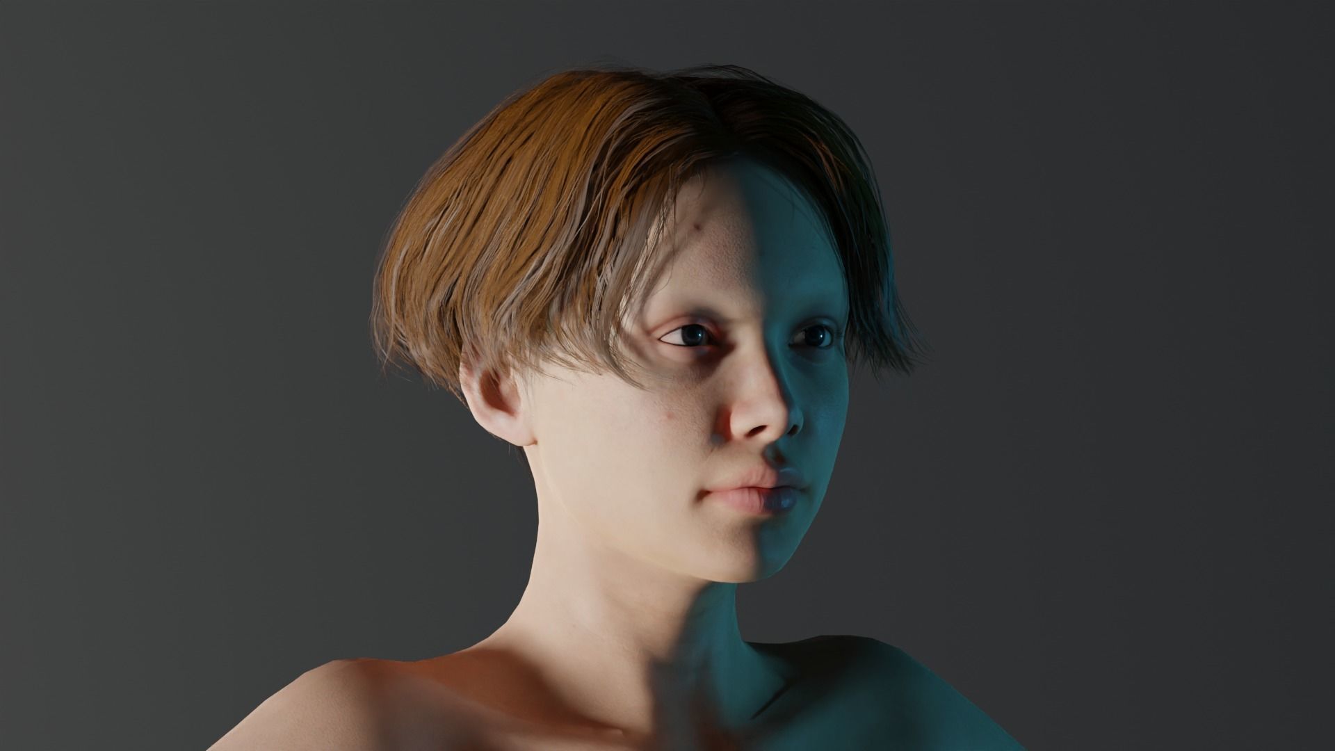 Realistic Female - Sandy 3D model rigged | CGTrader