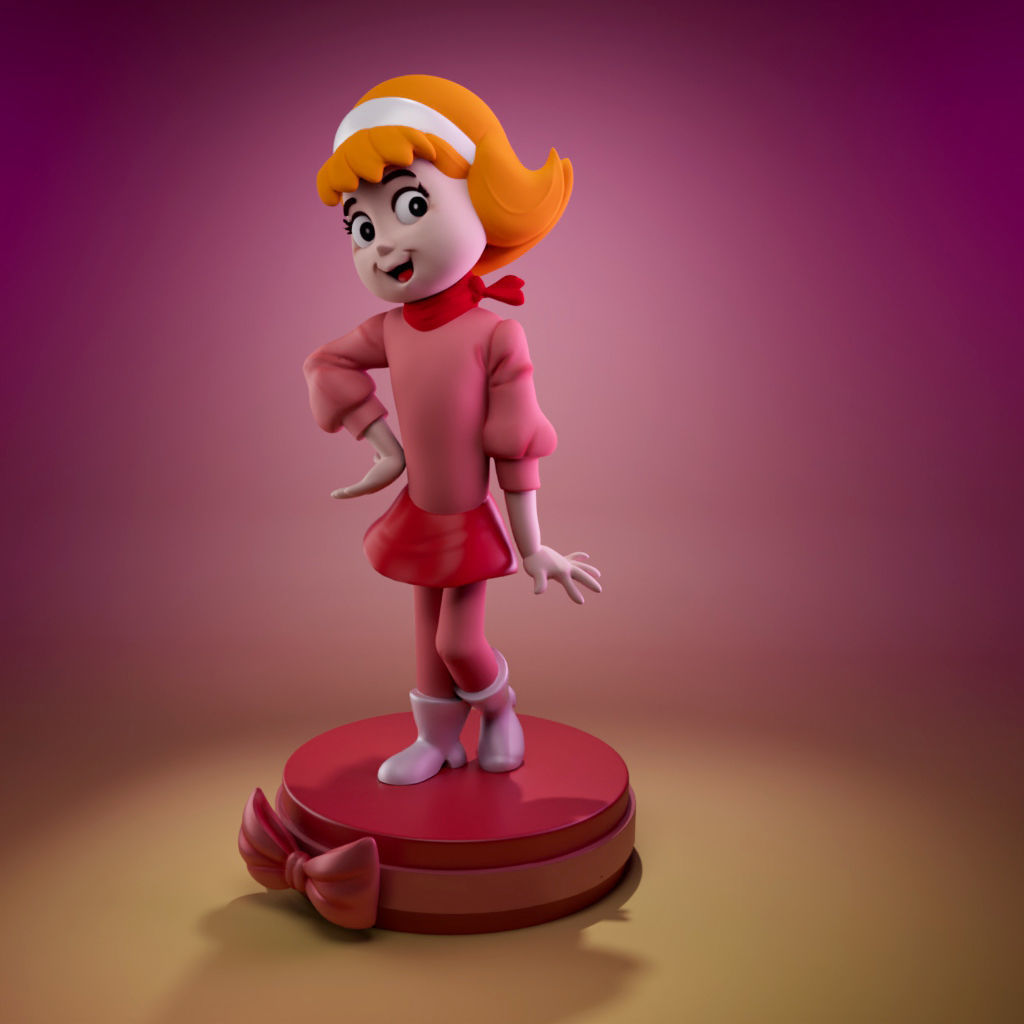 Daphne - A Pup Named Scooby-Doo 3D model 3D printable | CGTrader