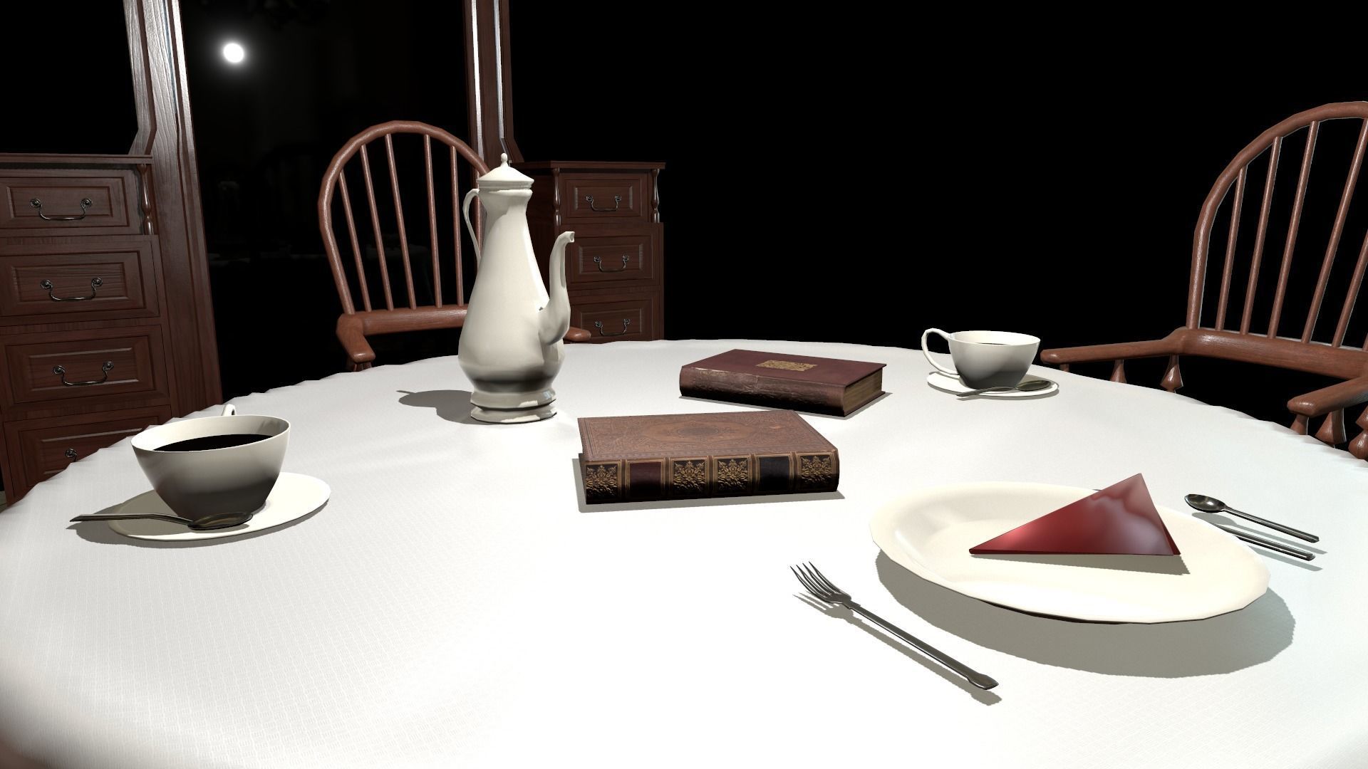 3D model Dining Room Asset Package VR / AR / low-poly | CGTrader