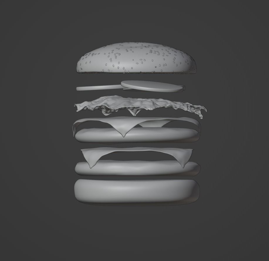 In-n-Out burger and fries 3D model | CGTrader