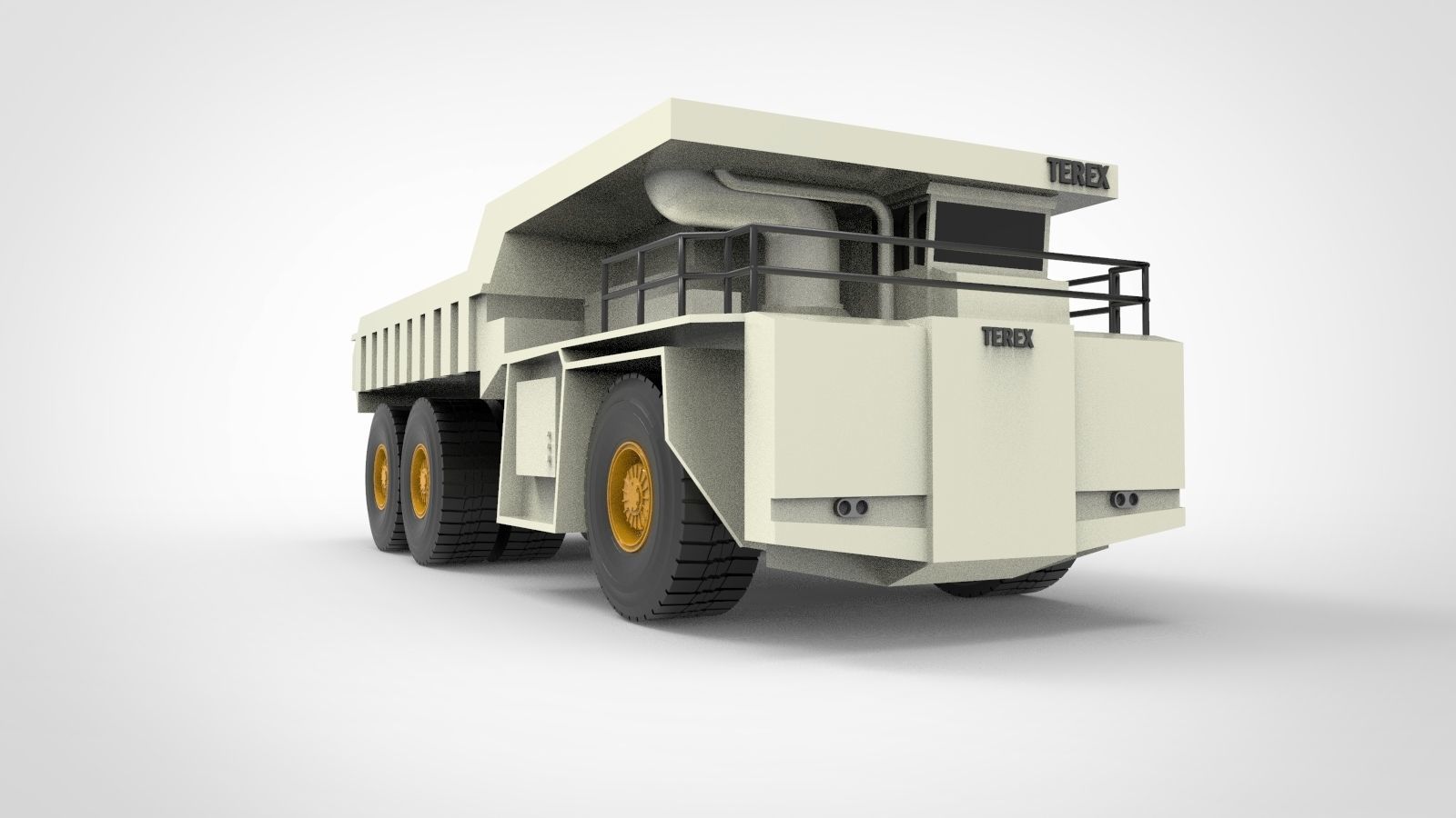 Terex MT6300AC Mining Truck 3D model | CGTrader