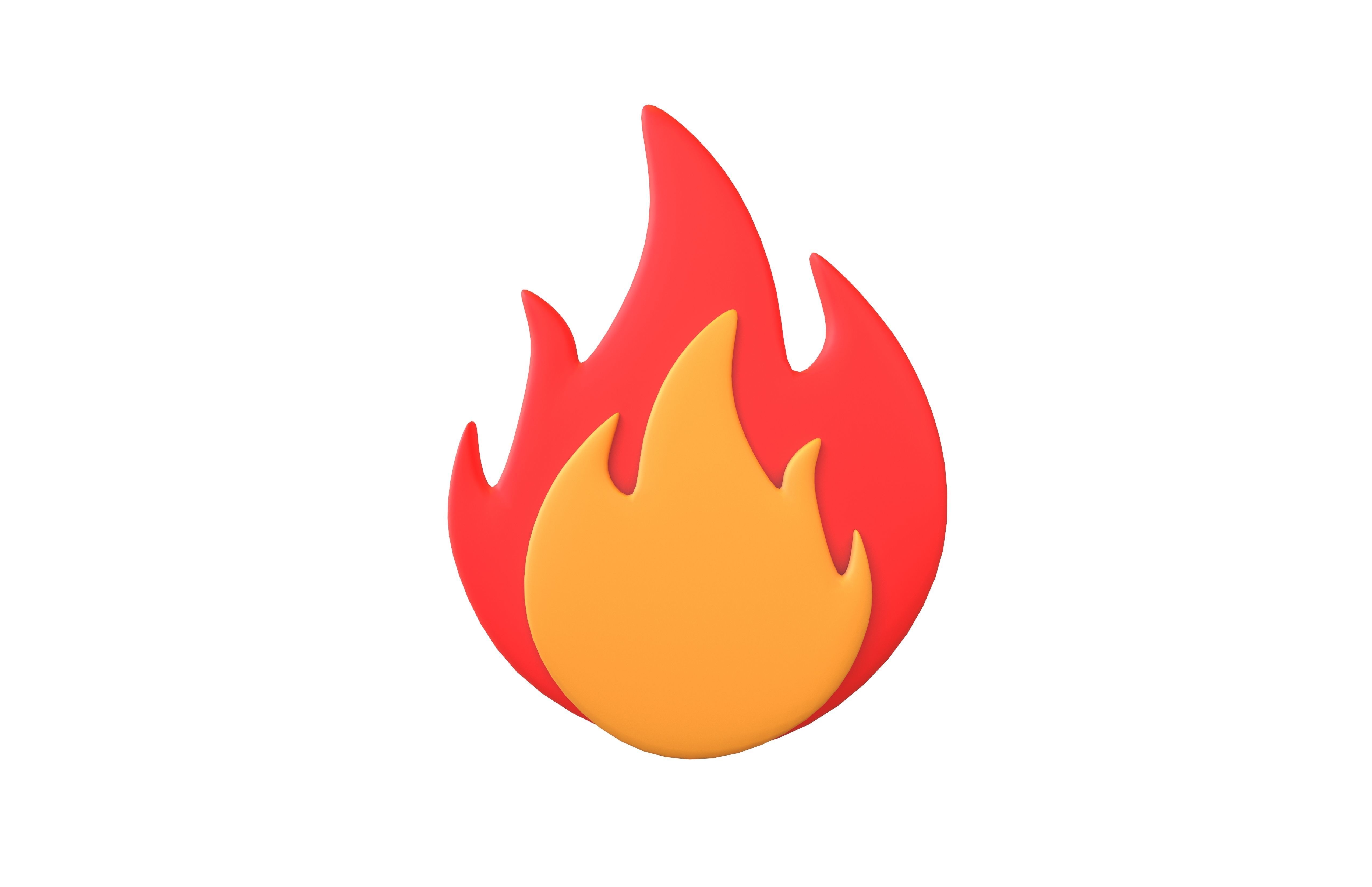 3D model Fire Symbol v12 002 VR / AR / low-poly | CGTrader