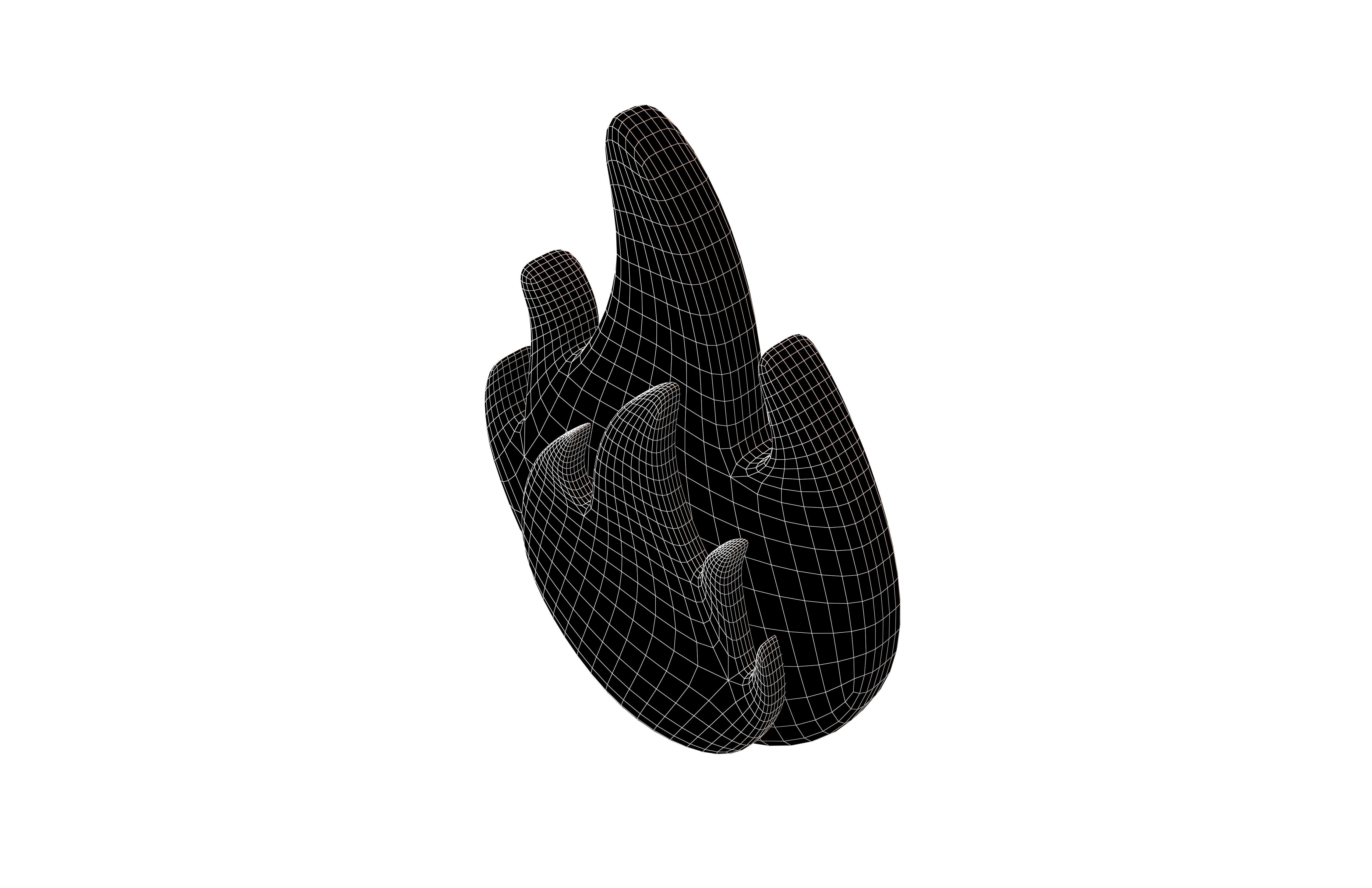 3D model Fire Symbol v12 004 VR / AR / low-poly | CGTrader