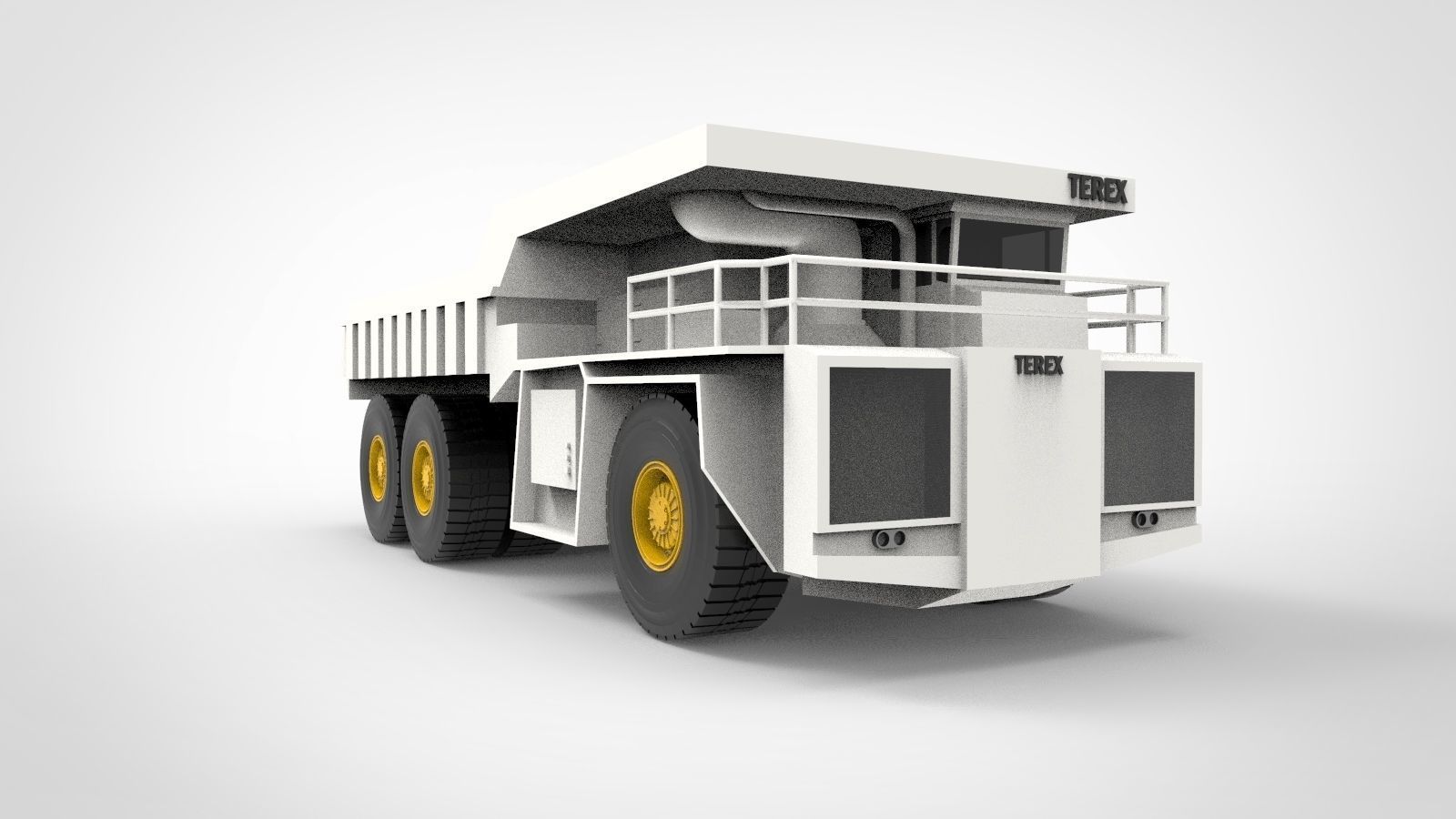 Terex MT6300AC Mining Truck 3D model | CGTrader