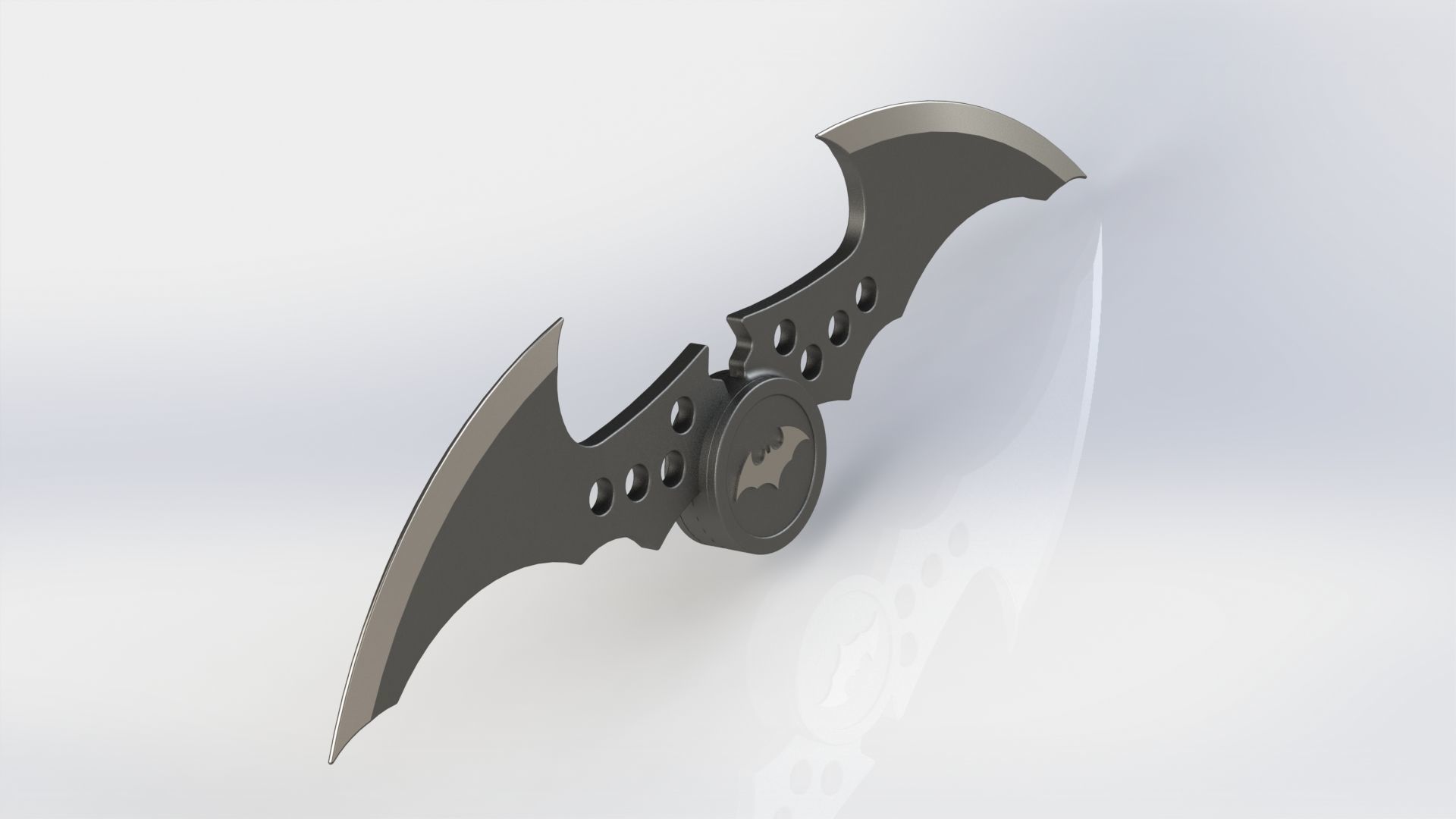BATARANG REPLICA BATMAN ARKHAM FAN ART 3D model 3D printable | CGTrader
