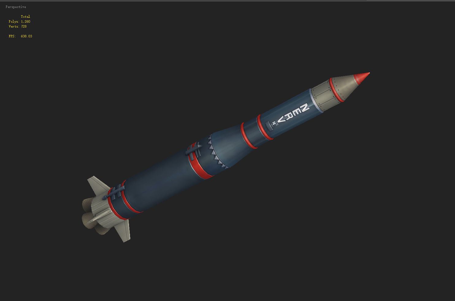 3D model EVA N2 missile Nuclear Bomb VR / AR / low-poly | CGTrader