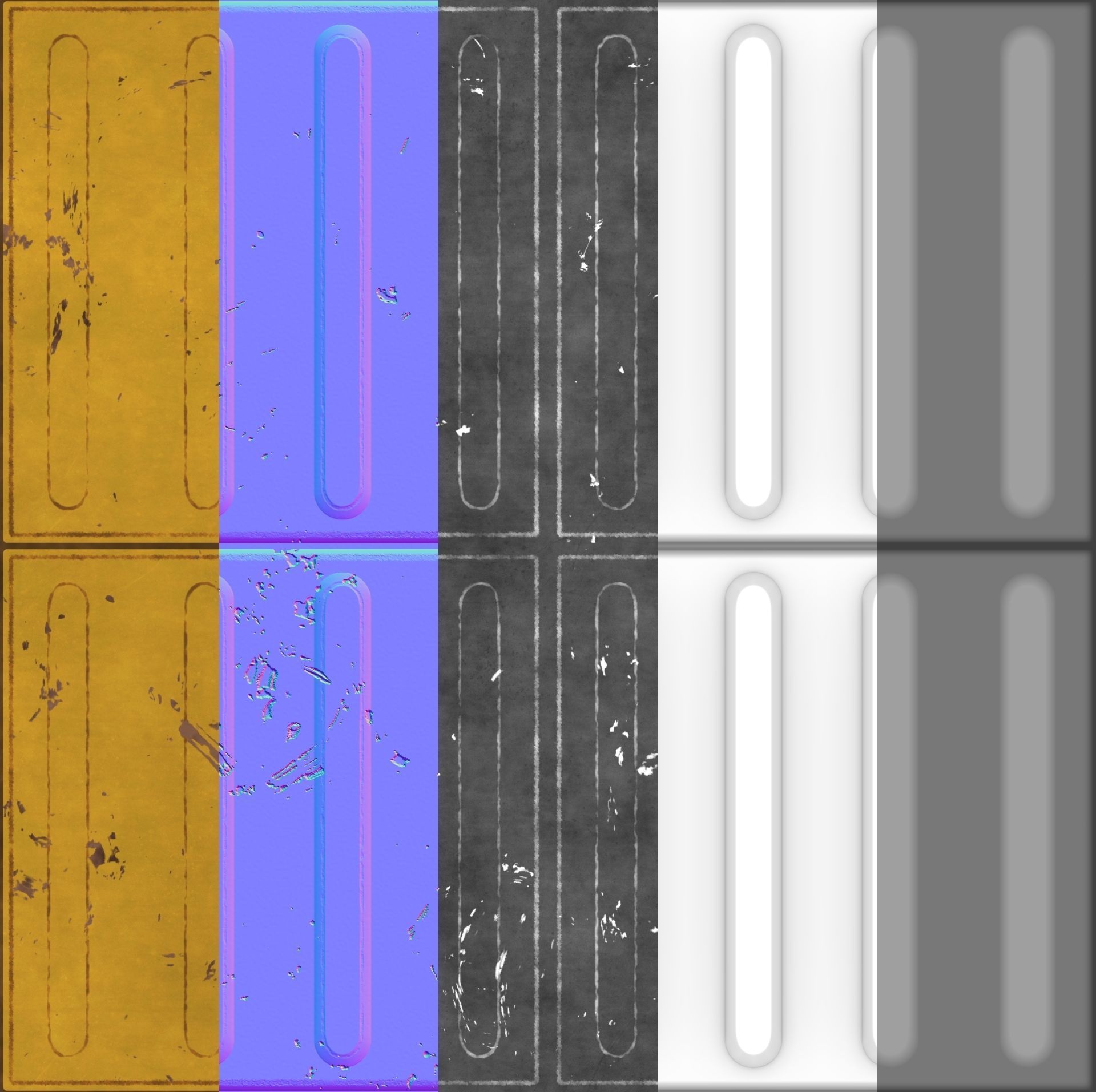 Tactile Paving Line Texture | CGTrader