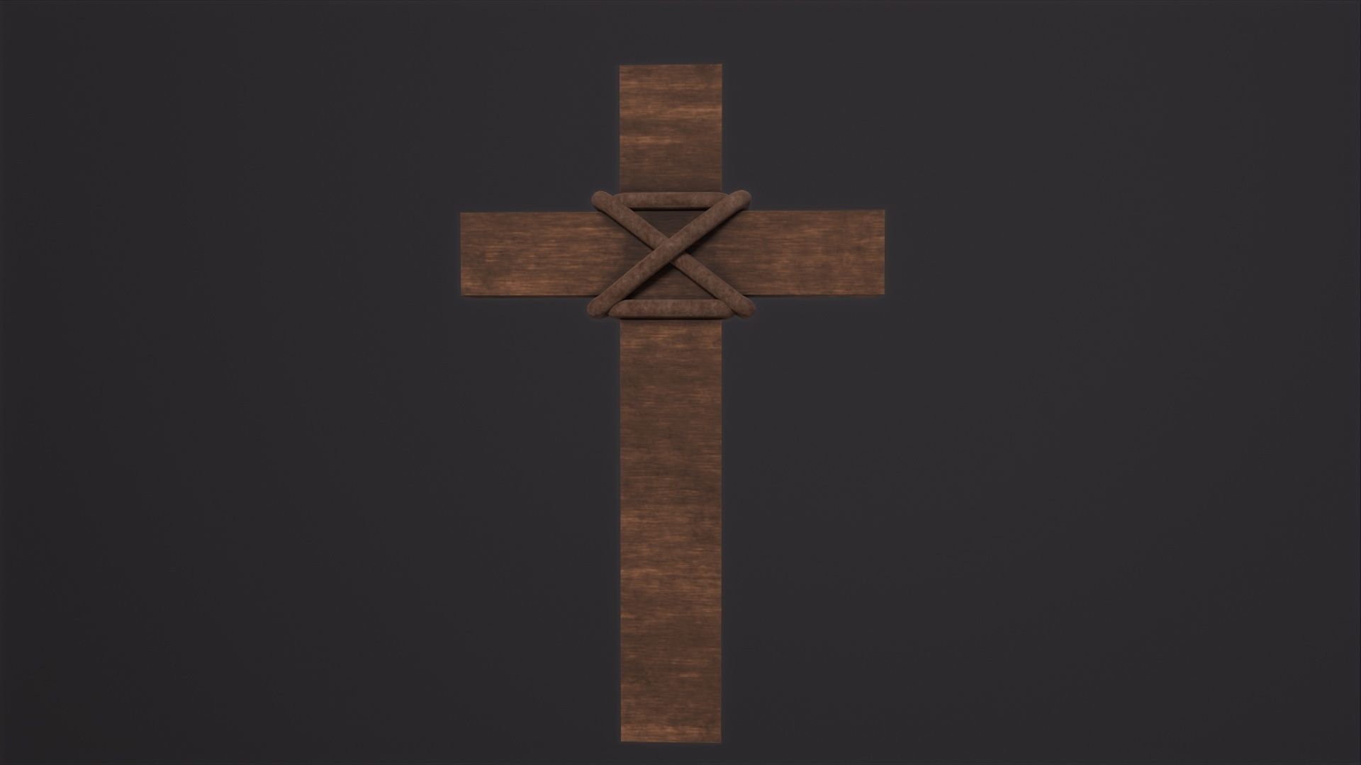 3D model Wood Cross 3D Model VR / AR / low-poly | CGTrader