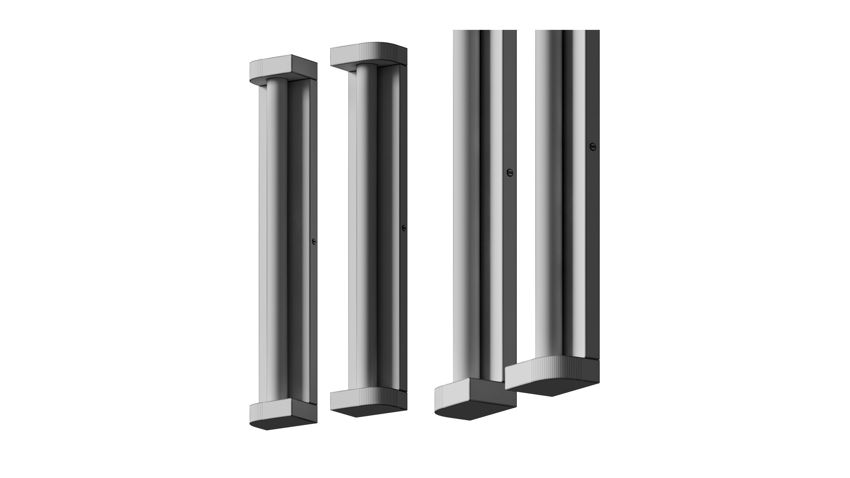 Square in Circle - ROUNDED CORNER 3D model | CGTrader