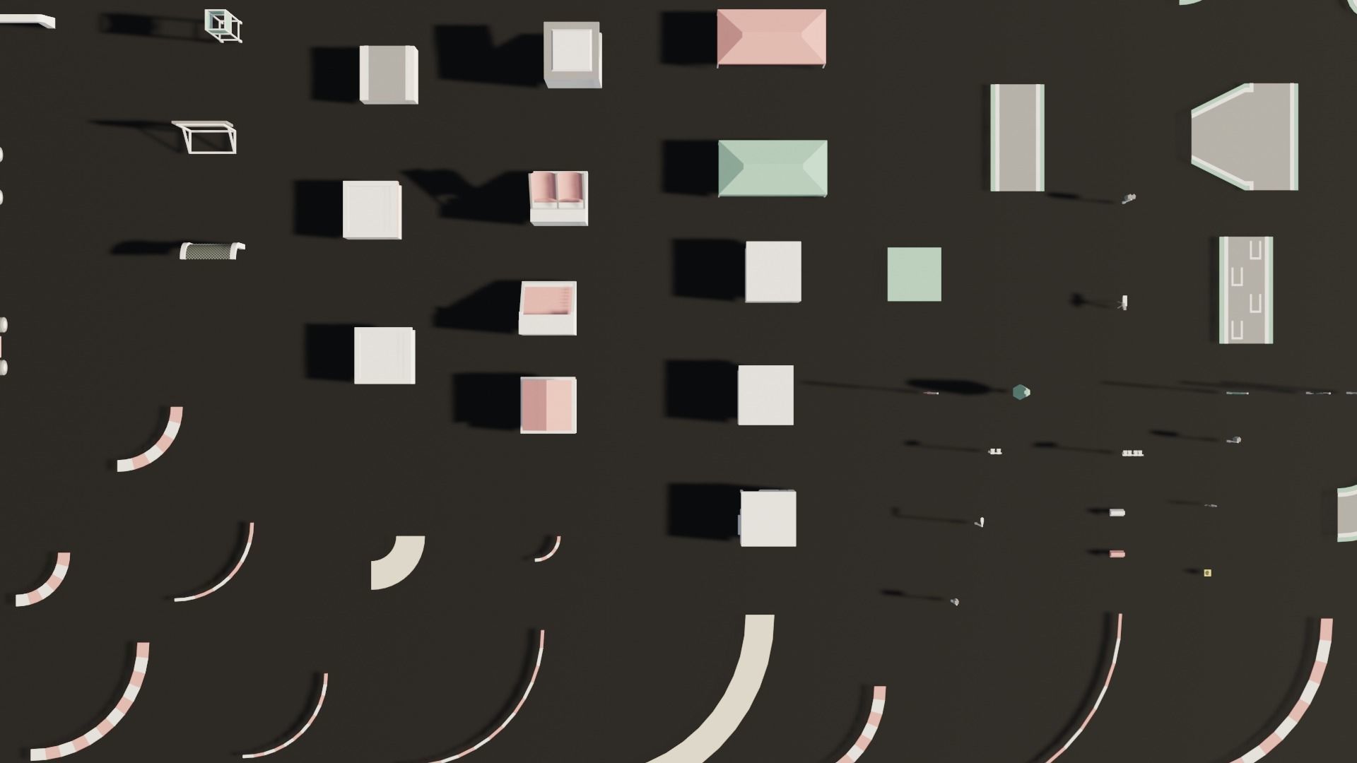 3D model module road cartoon VR / AR / low-poly | CGTrader