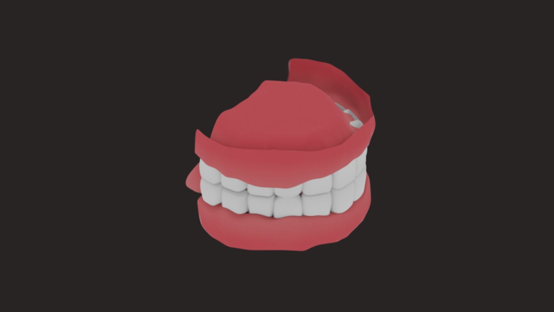 3D model Low Poly Stylized Human Mouth VR / AR / low-poly | CGTrader