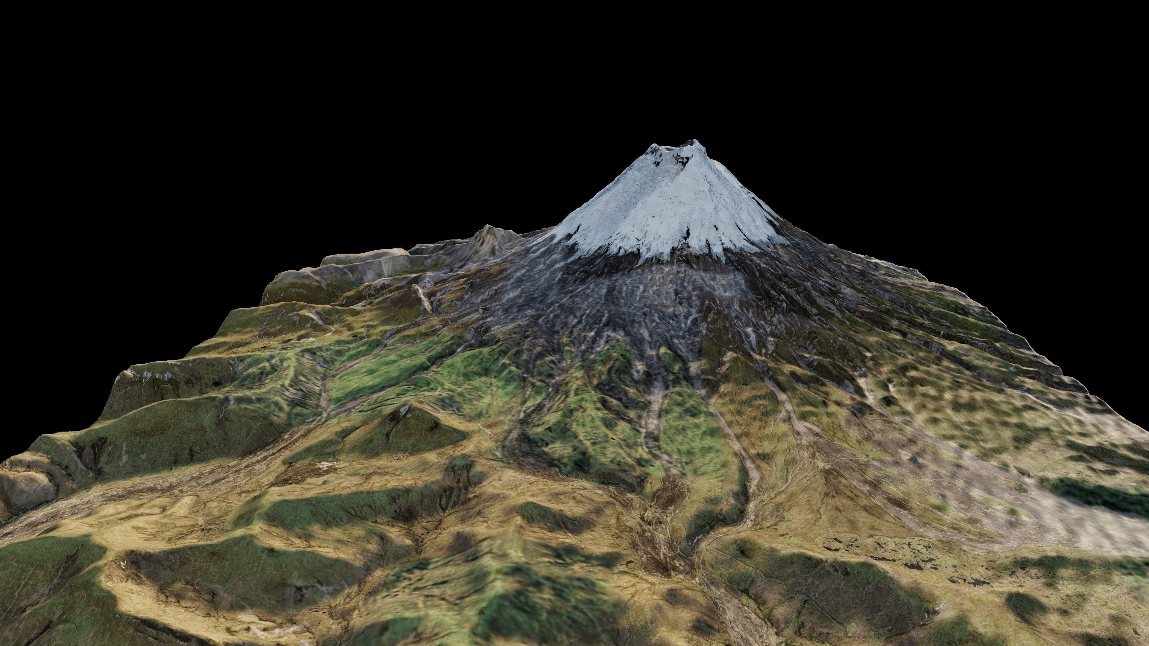 Cotopaxi Volcano 3d model terrain 3D model | CGTrader