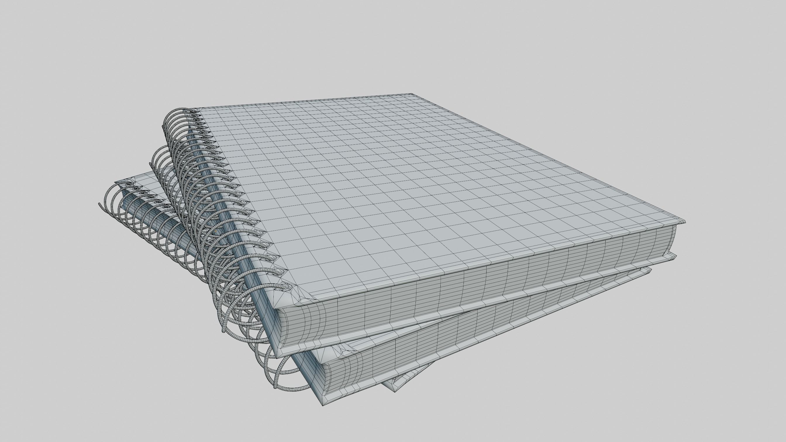 Ring Note book 3D model | CGTrader