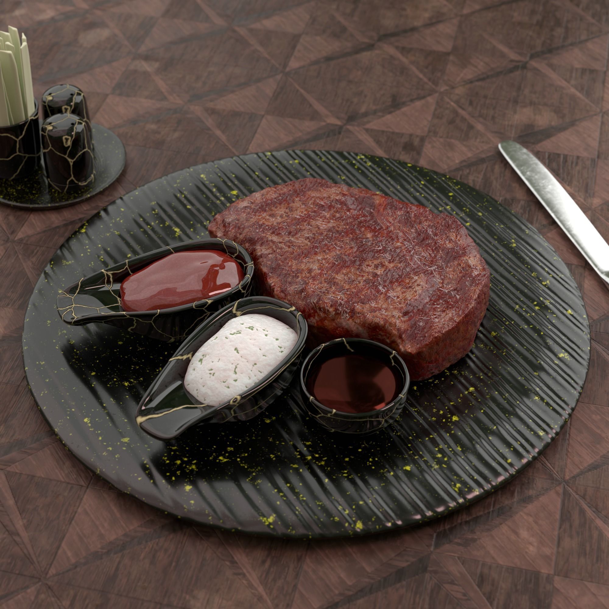 Meat Steak 3D model | CGTrader